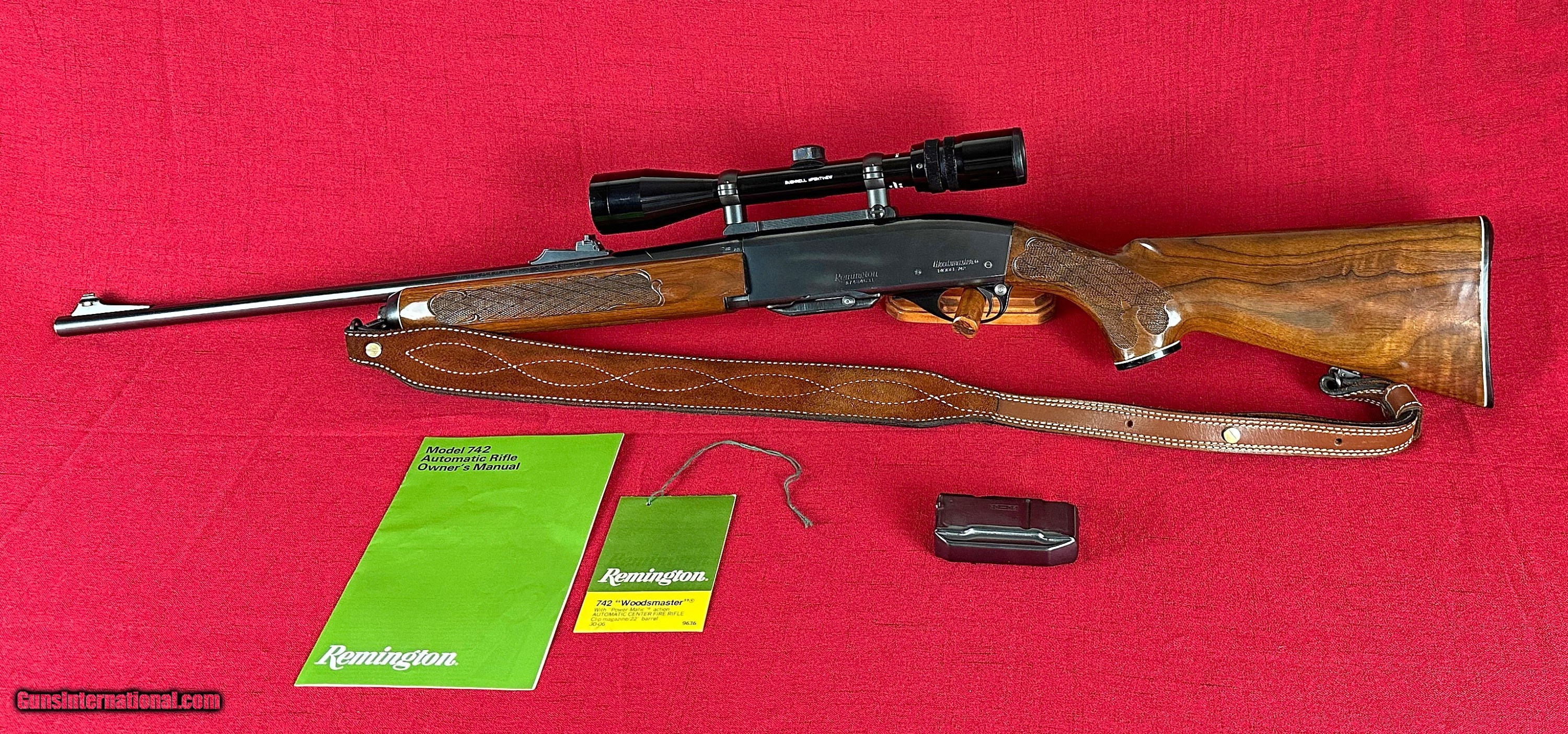 Remington Model 742 Woodsmaster 30-06 w/ scope and sling