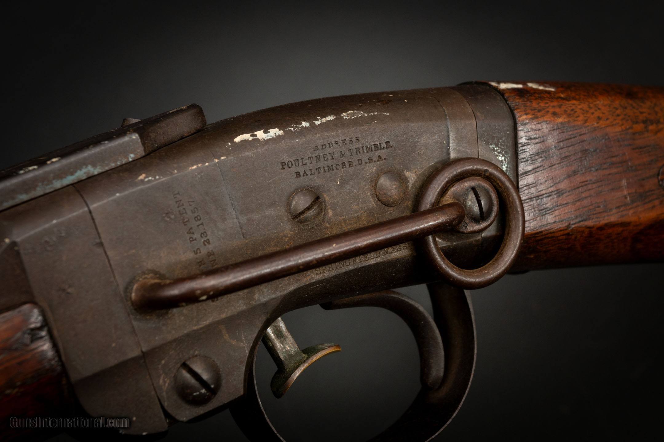 Civil War Poultney & Trimble Smith Percussion Carbine, .50 Cal