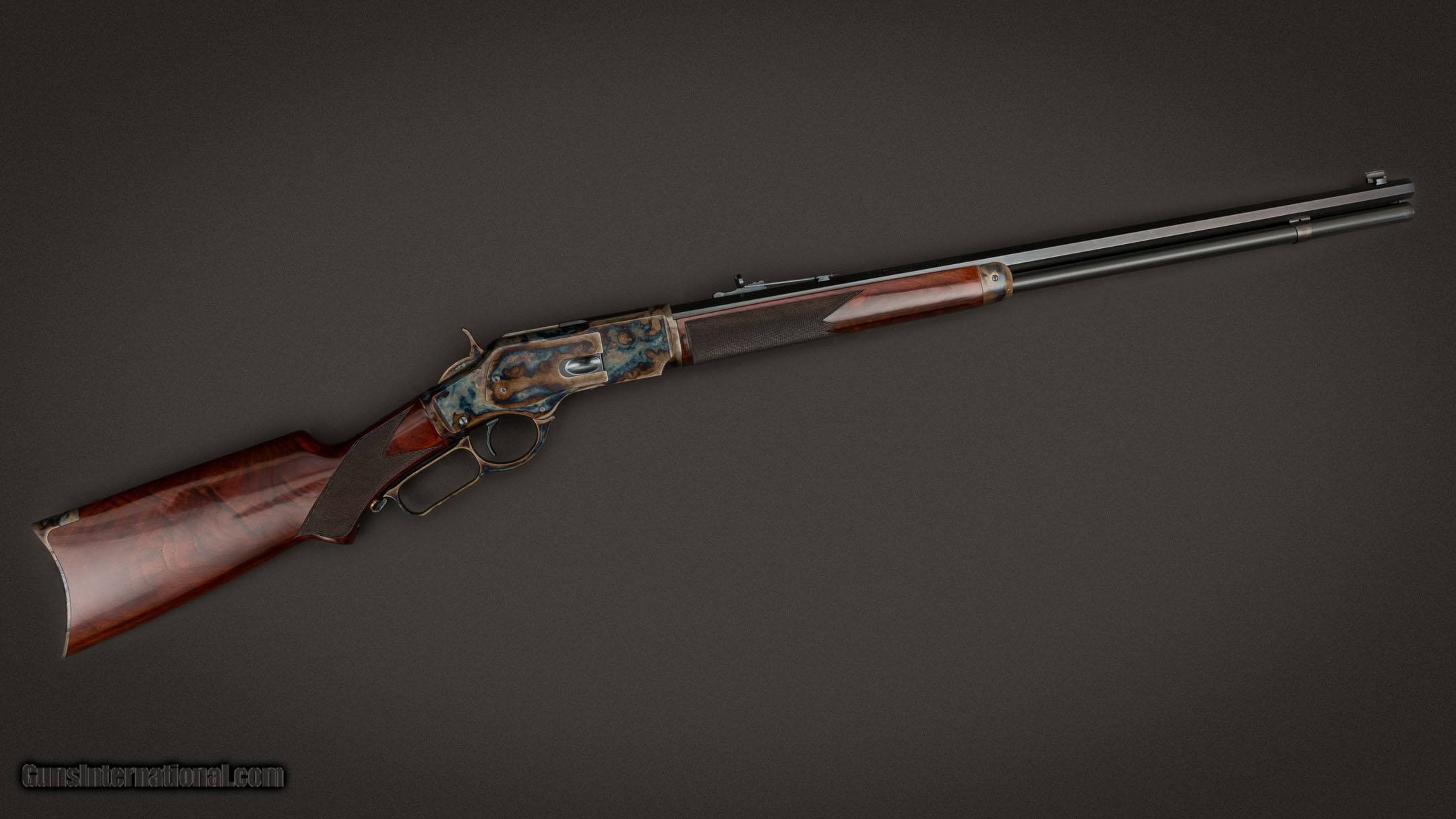 Turnbull Finished Winchester 1873, Color Case Hardened, 45 Colt
