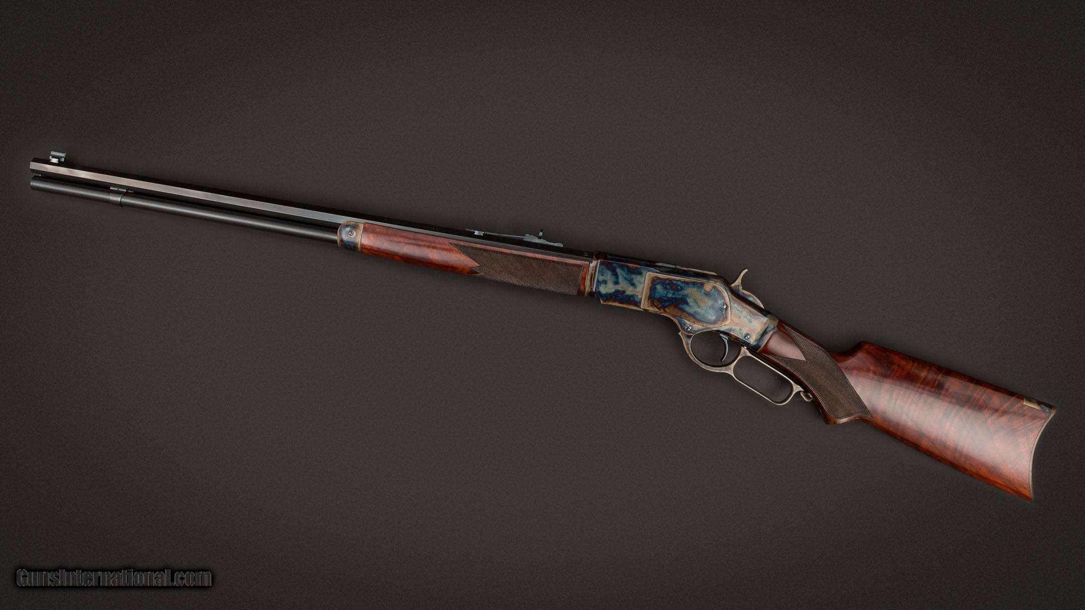 Turnbull Finished Winchester 1873, Color Case Hardened
