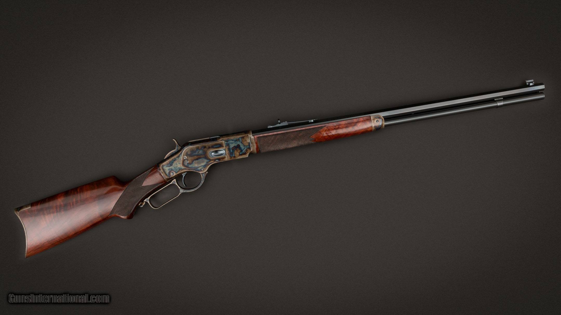 Turnbull Finished Winchester 1873, Color Case Hardened