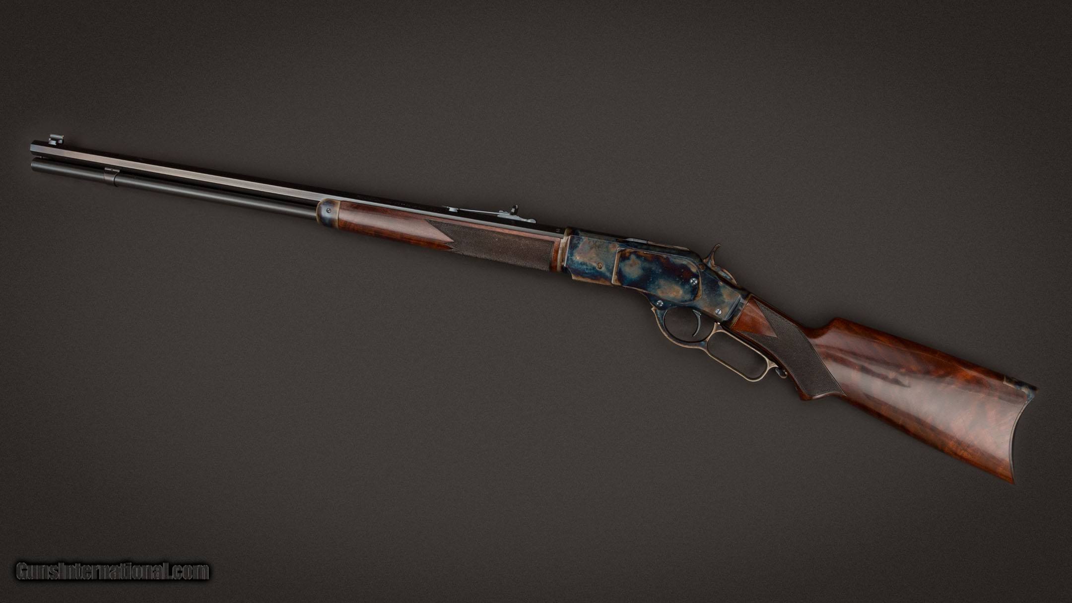 Turnbull Finished Winchester 1873, Color Case Hardened
