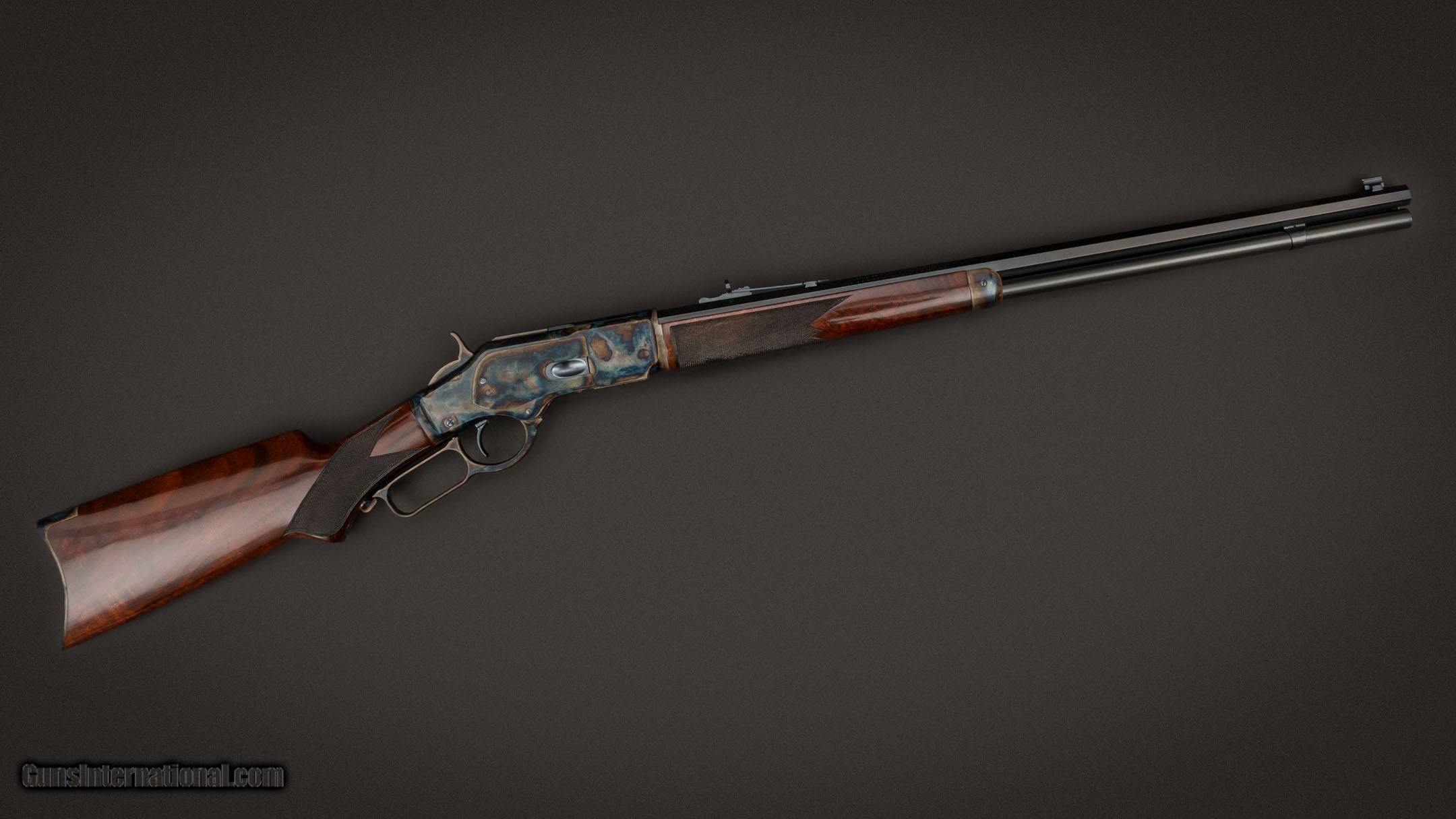 Turnbull Finished Winchester 1873, Color Case Hardened