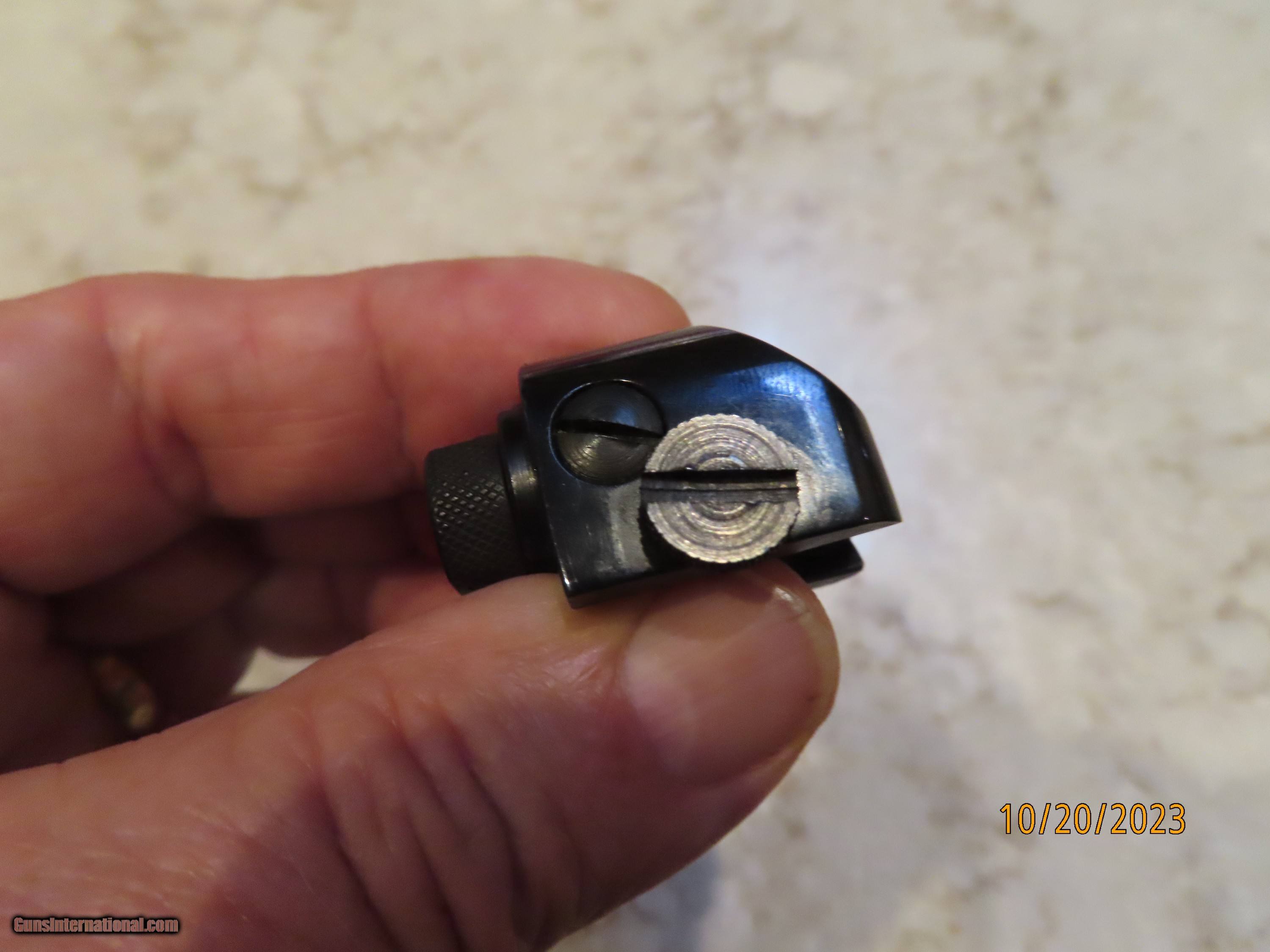 Vintage Sako receiver peep sight