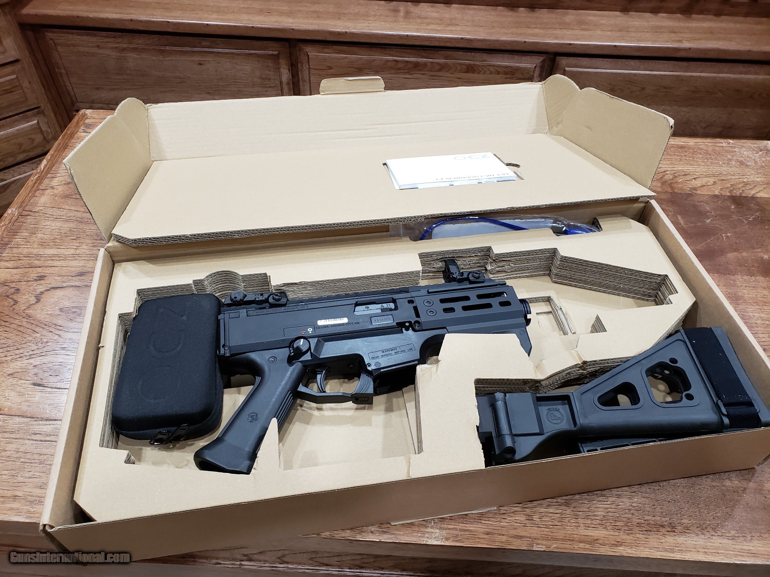 CZ Scorpion EVO 3 S2 Micro w/ Folding Brace 9mm Luger