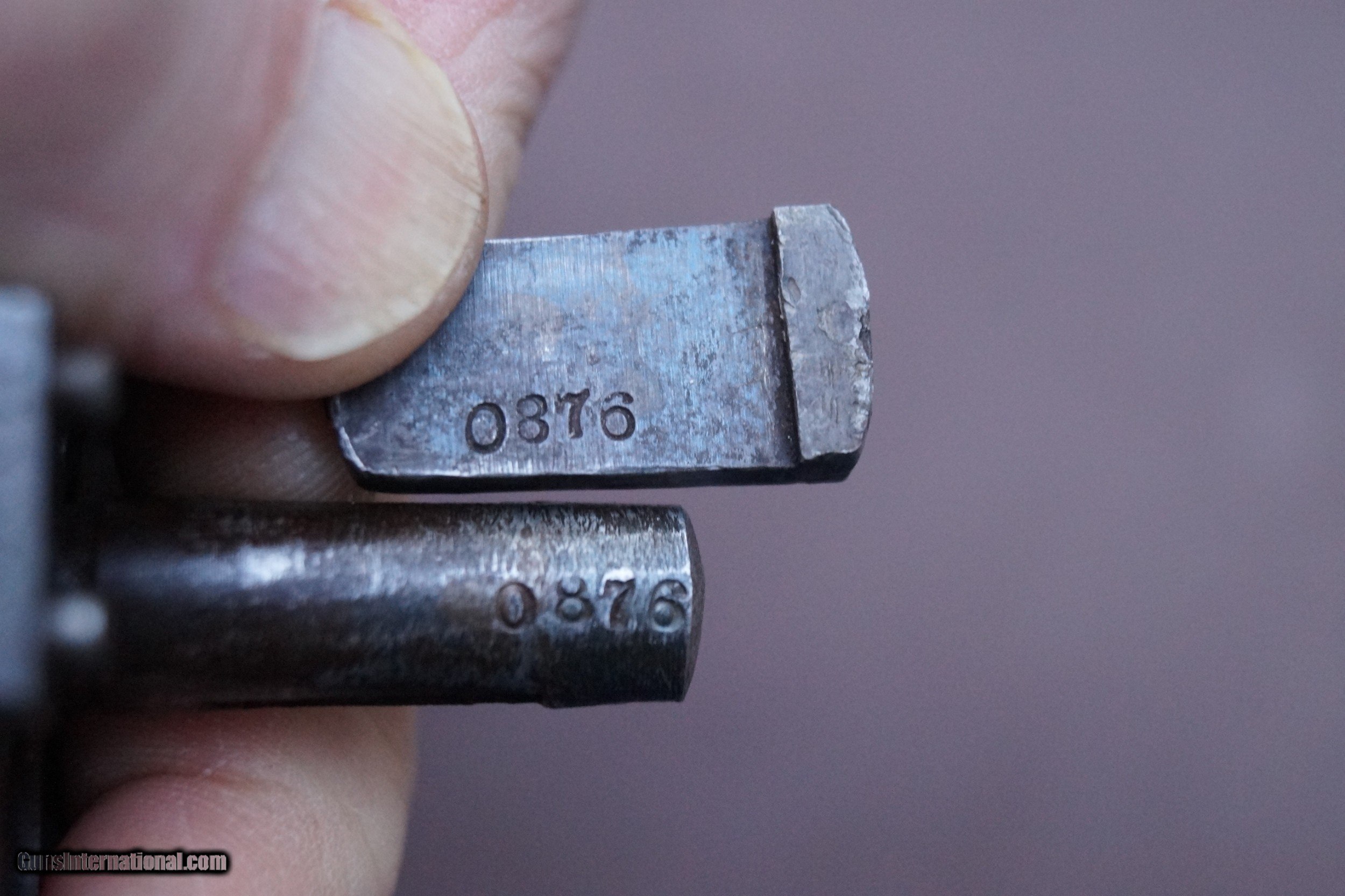 Colt 1860 Army, all matching serial numbers. Lots of original finish ...