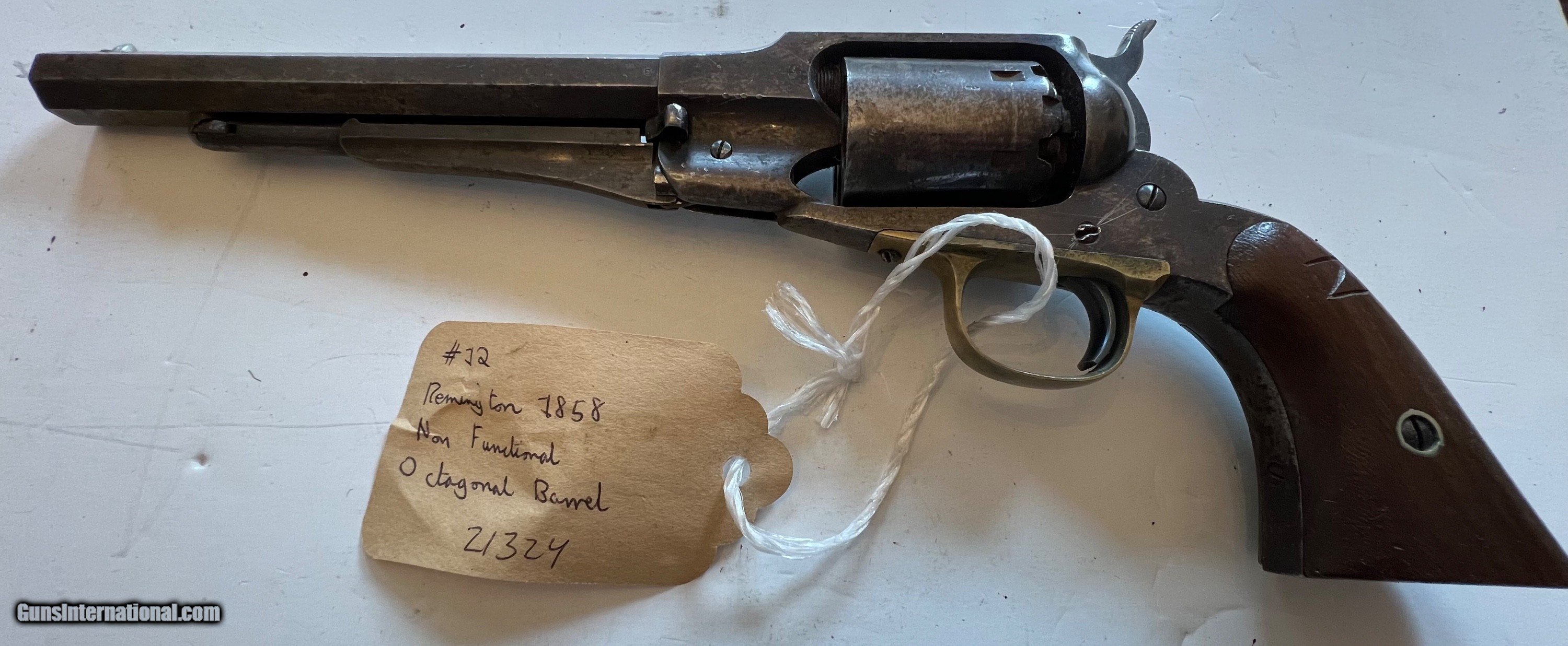Remington 1858 octagon barrel