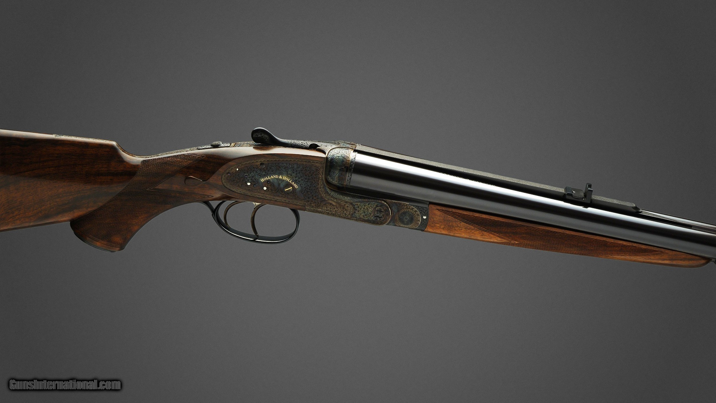 Holland & Holland .470 Nitro Express 'Royal' Deluxe Double Rifle.Back ...