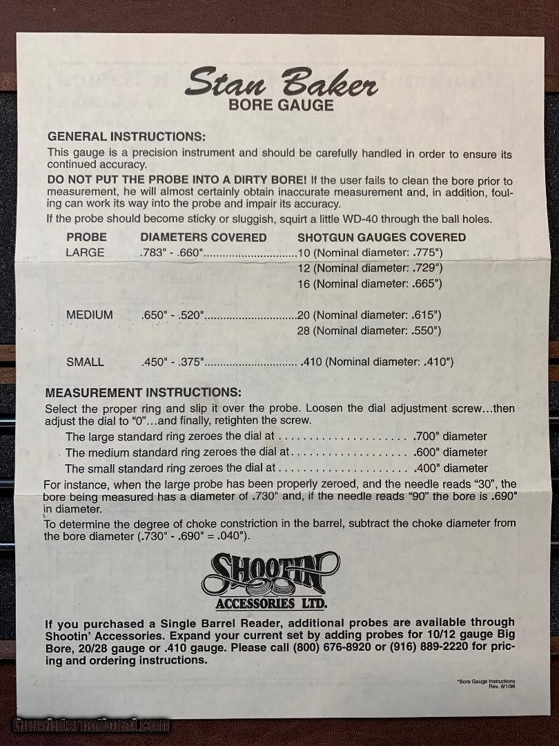 Stan Baker Barrel Reader