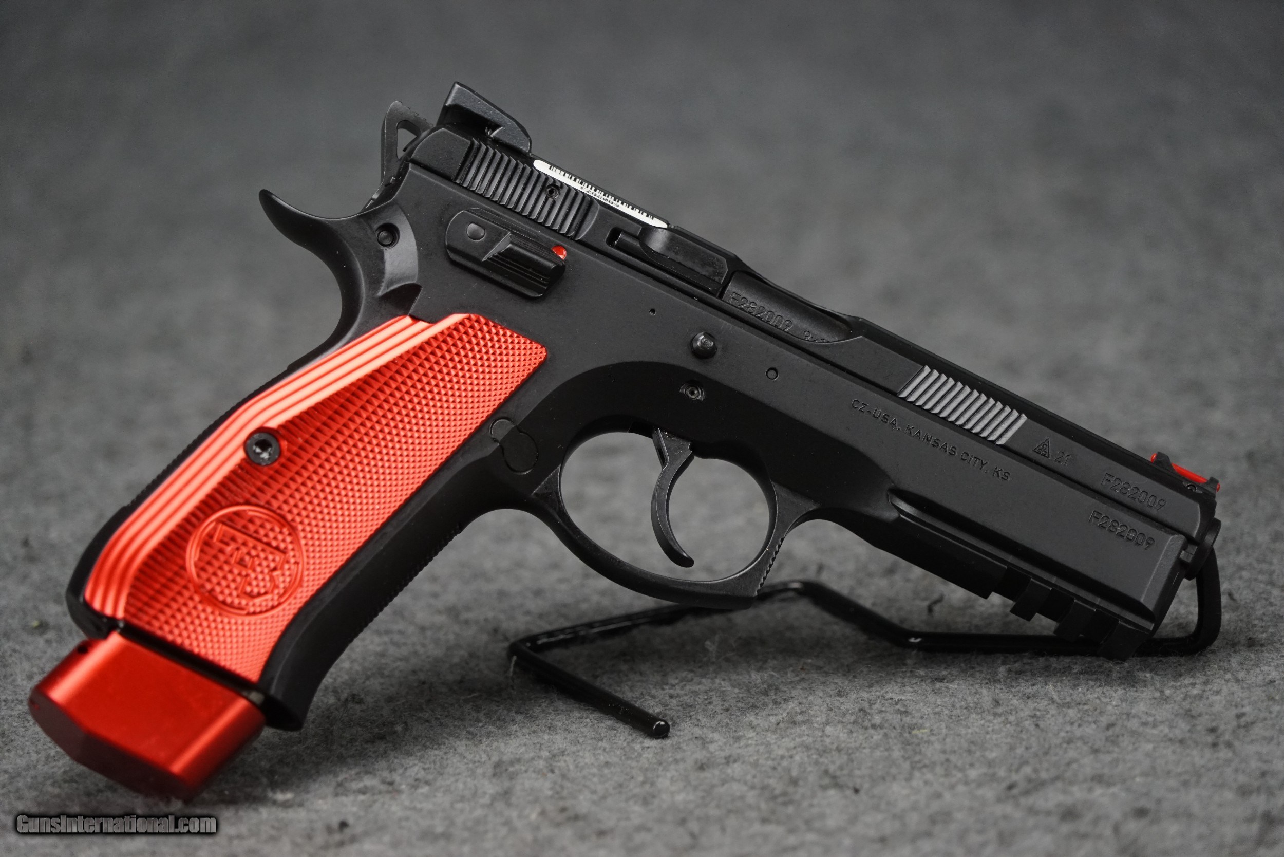 CZ USA 75 SP-01 Red Competition 9mm 4.6" Barrel