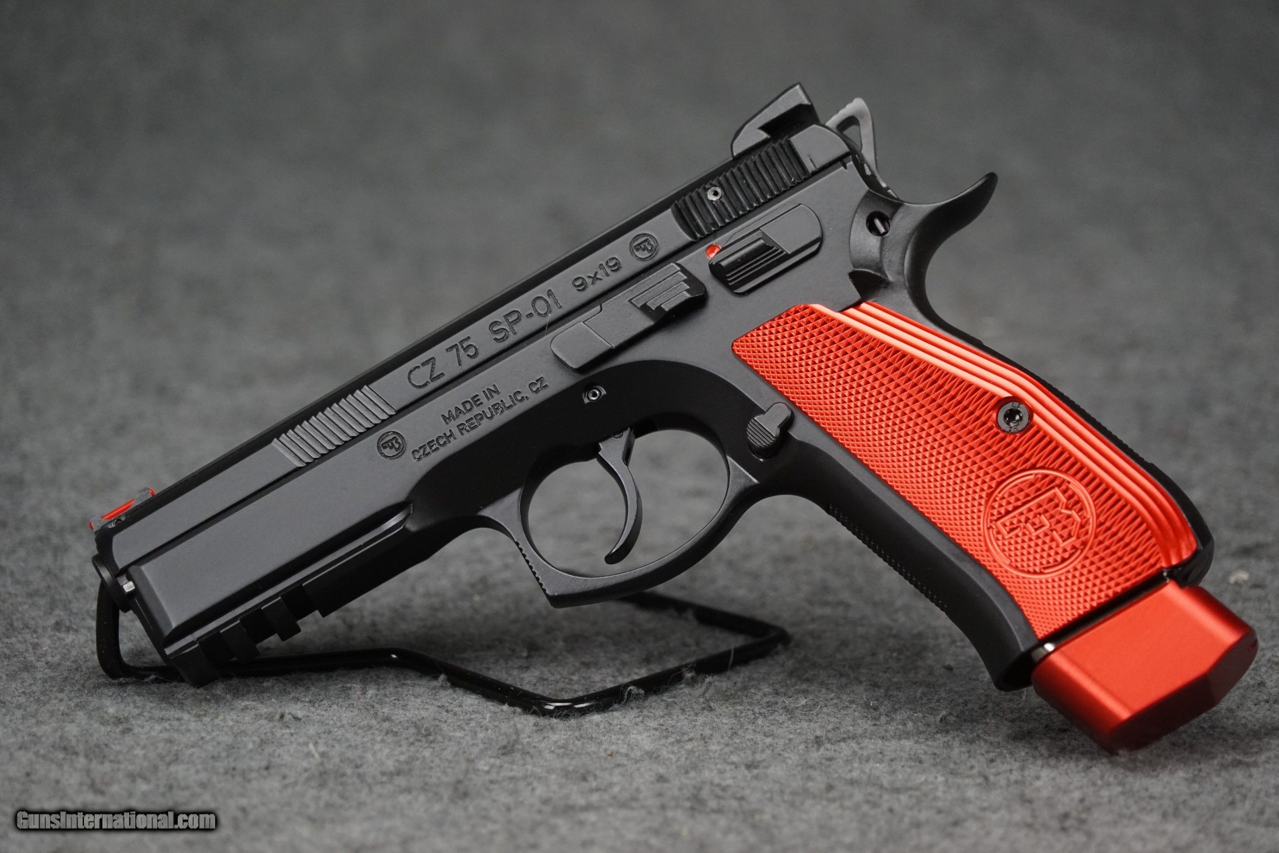 CZ USA 75 SP-01 Red Competition 9mm 4.6" Barrel