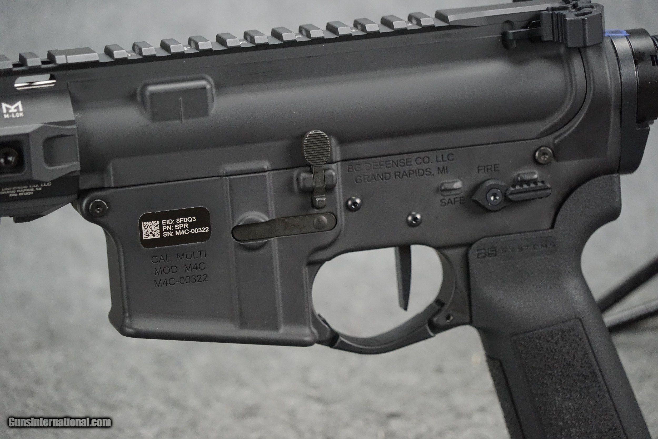 BG Defense Type-A SPR 16" Barrel Black 5.56 NATO