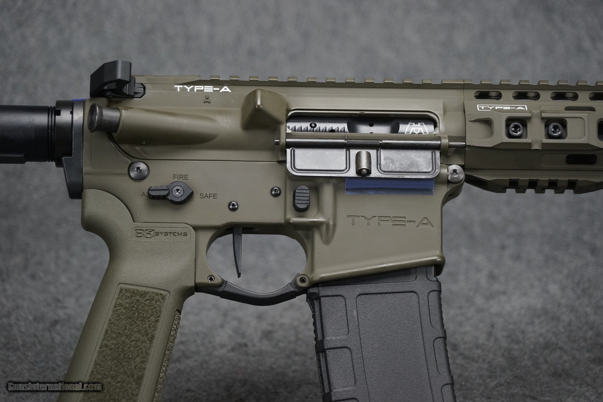 BG Defense Type-A SPR 10.5" Barrel 300 BLK OD GREEN