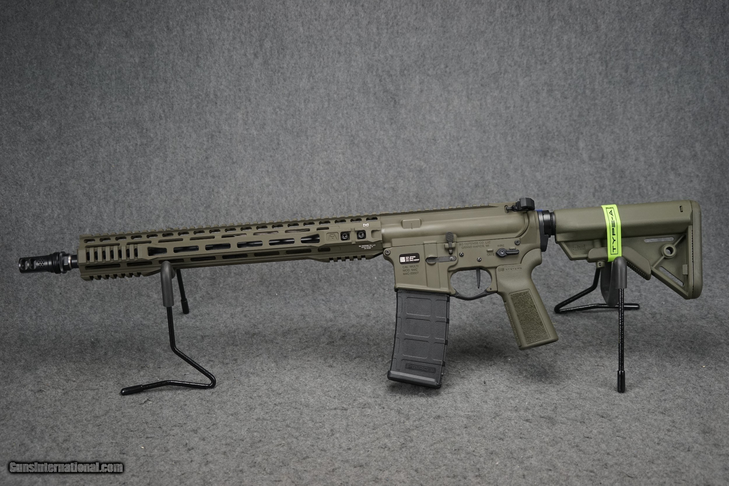 BG Defense Type-A SPR 16" Barrel ODG 5.56 NATO