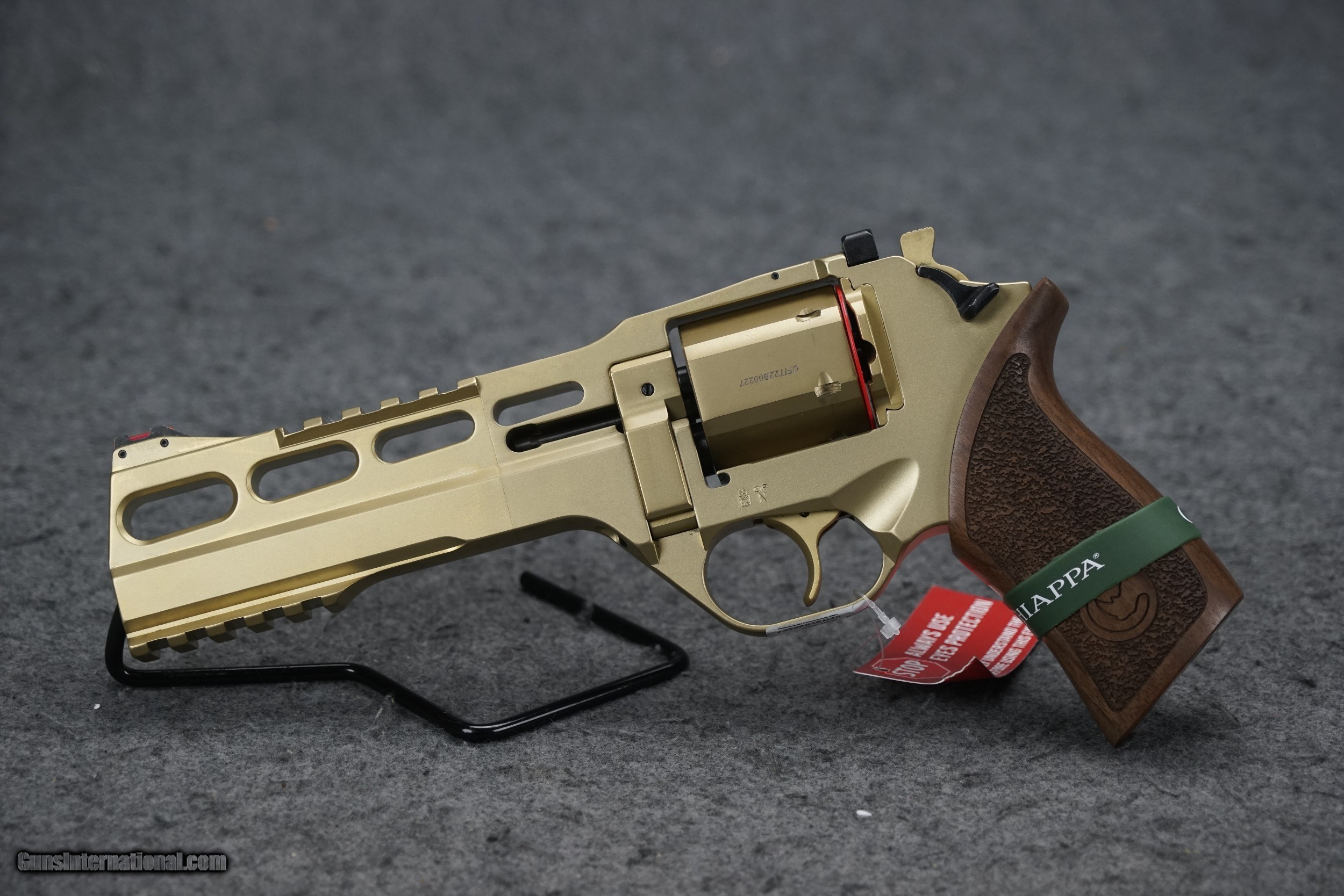 Chiappa Rhino 60DS 357 Magnum 6" Barrel Gold Color Finish