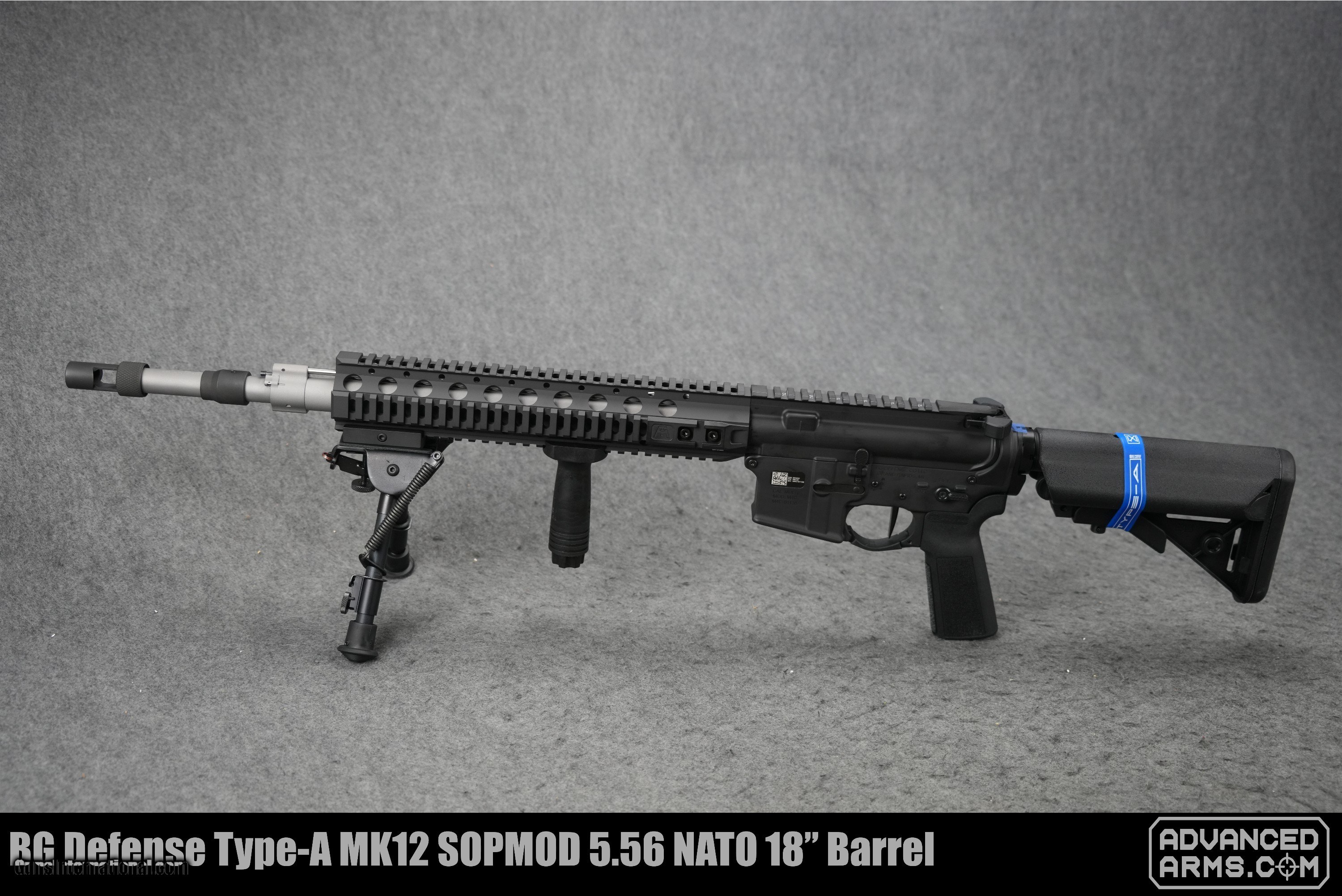 BG Defense Type-A MK12 SOPMOD 5.56 NATO 18" Barrel