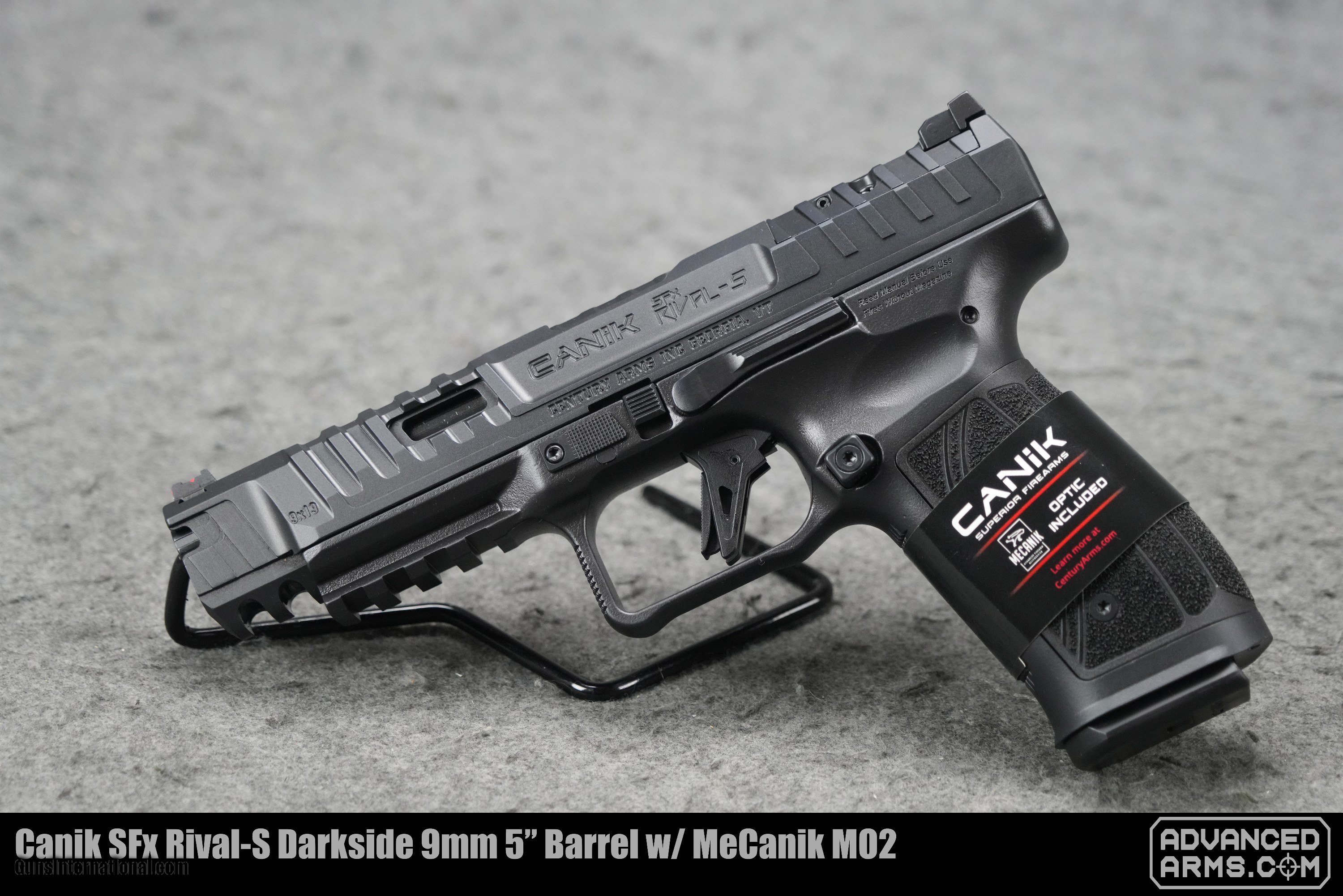 Canik SFX Rival-S Darkside 9mm 5" Barrel w/ MeCanik MO2 Optic