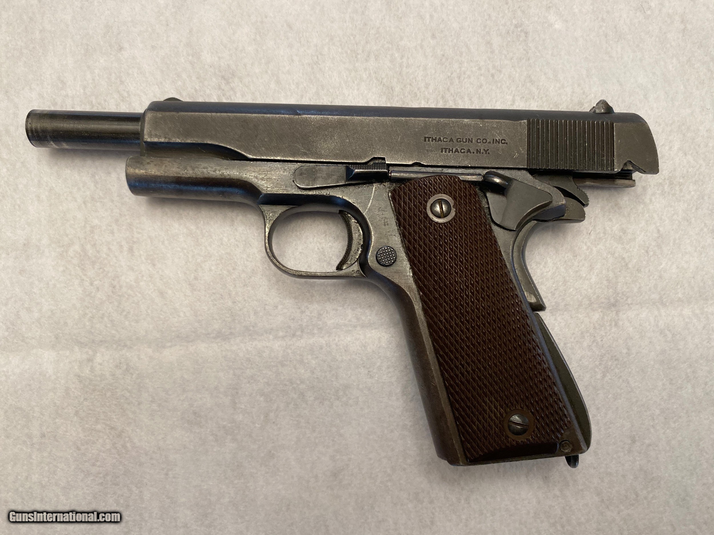 Vintage U.S. Military Ithaca Model 1911A1 .45 ACP Pistol