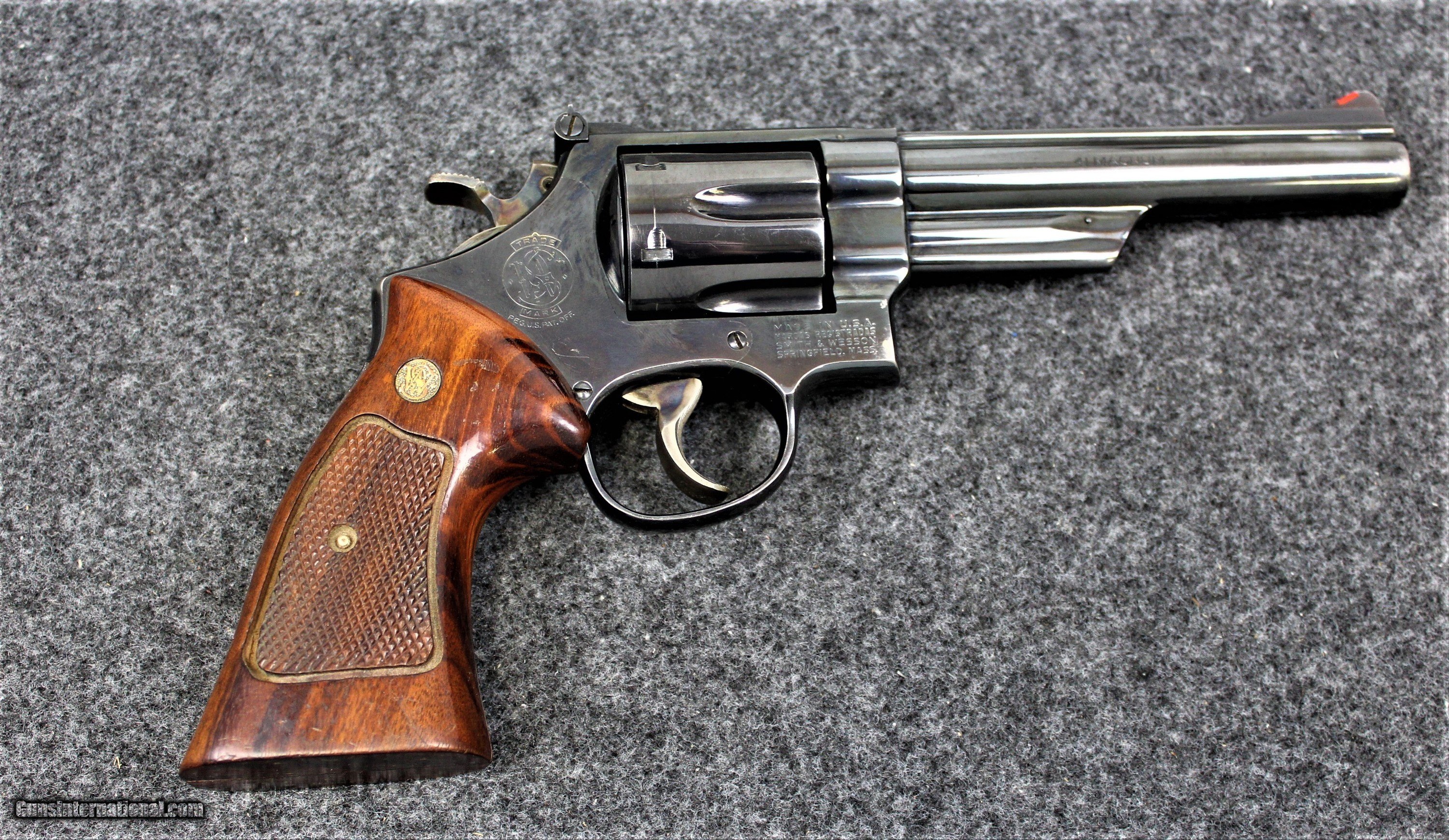 Smith Wesson Model 57 In 41 Magnum With The Six Inch Barrel