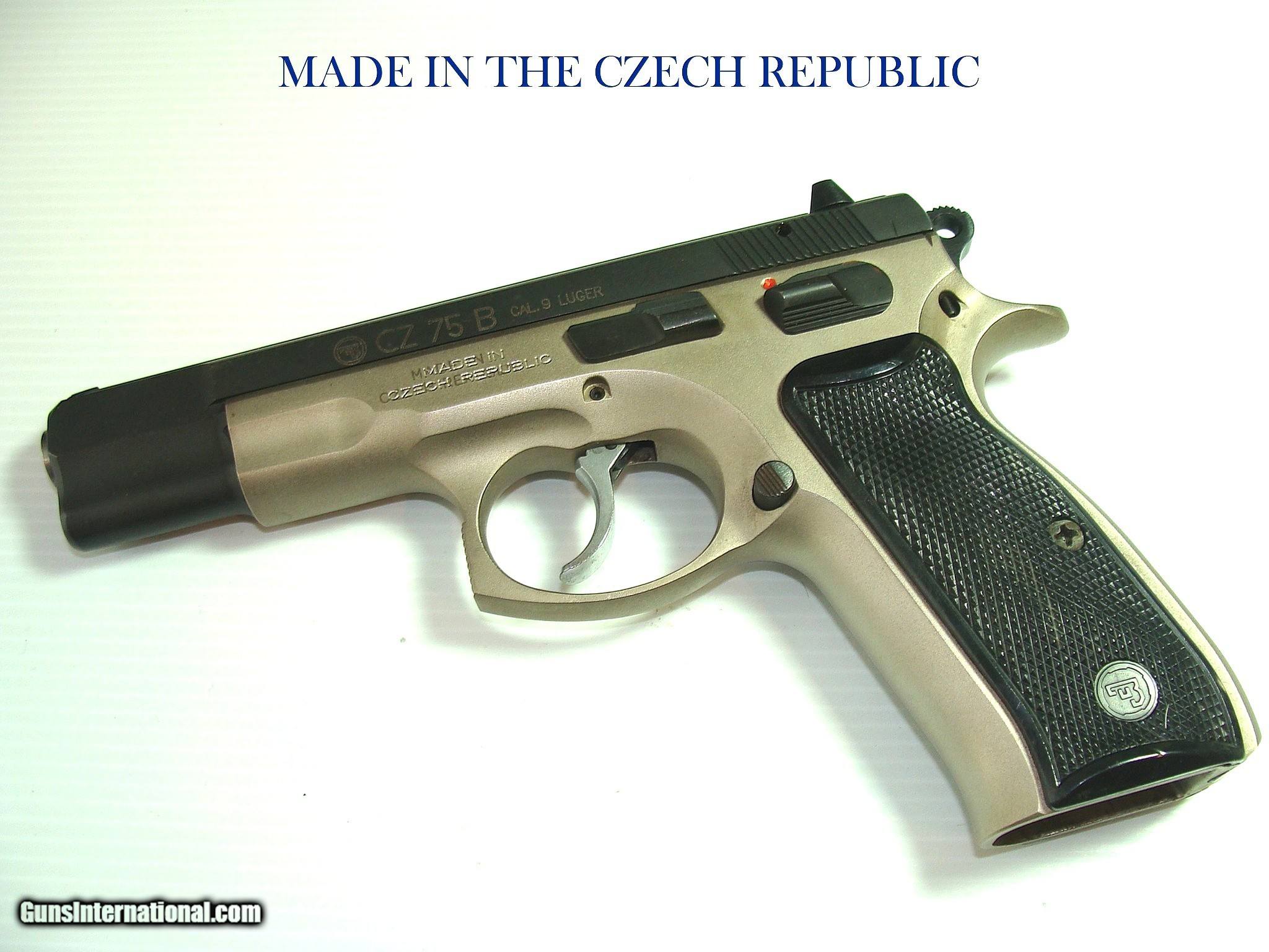 SUPERB MINT CZECH CZ 75 B COMES W/ONE EXTENDED MAG