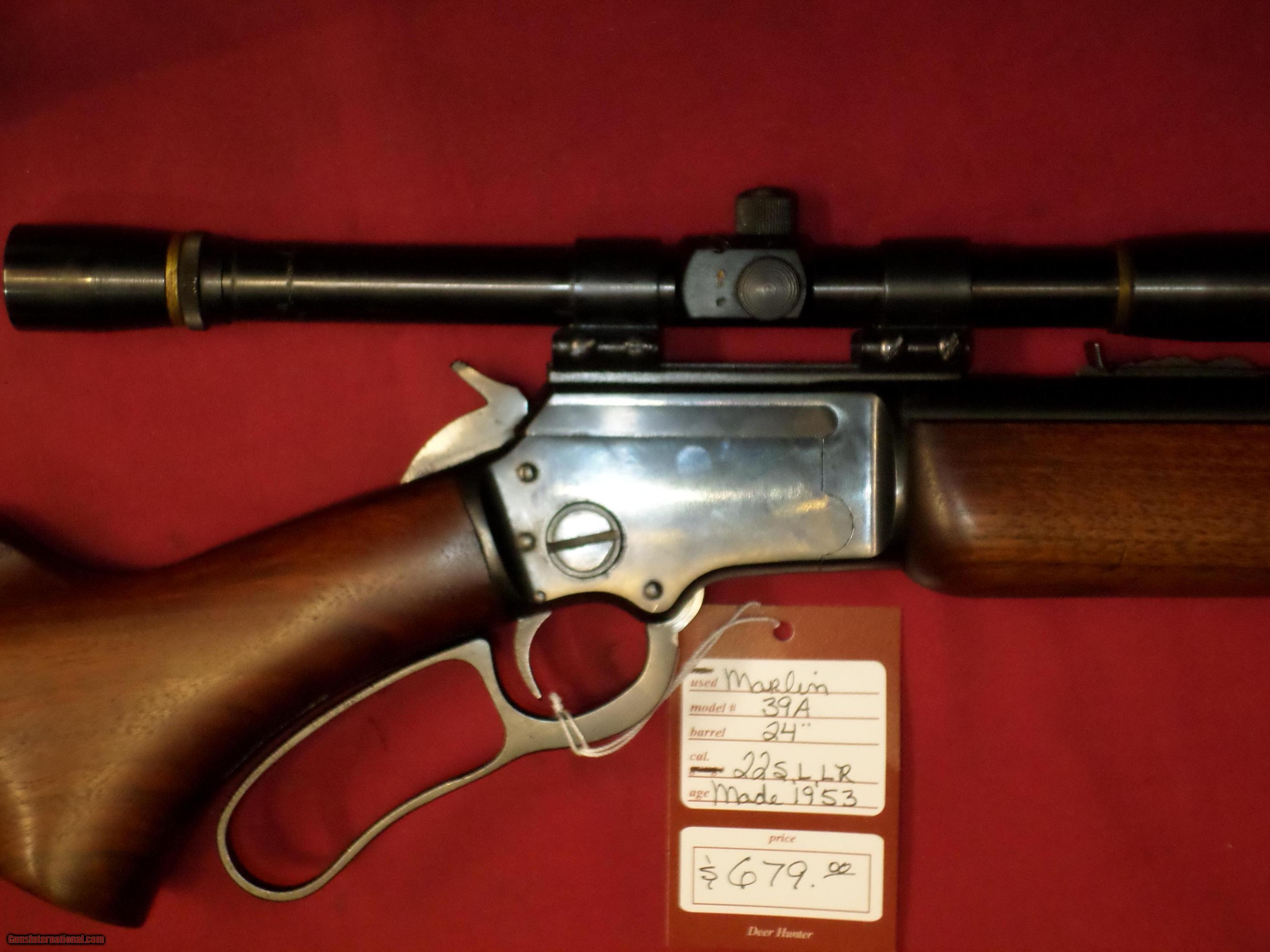 Marlin 39A with vintage marlin scope