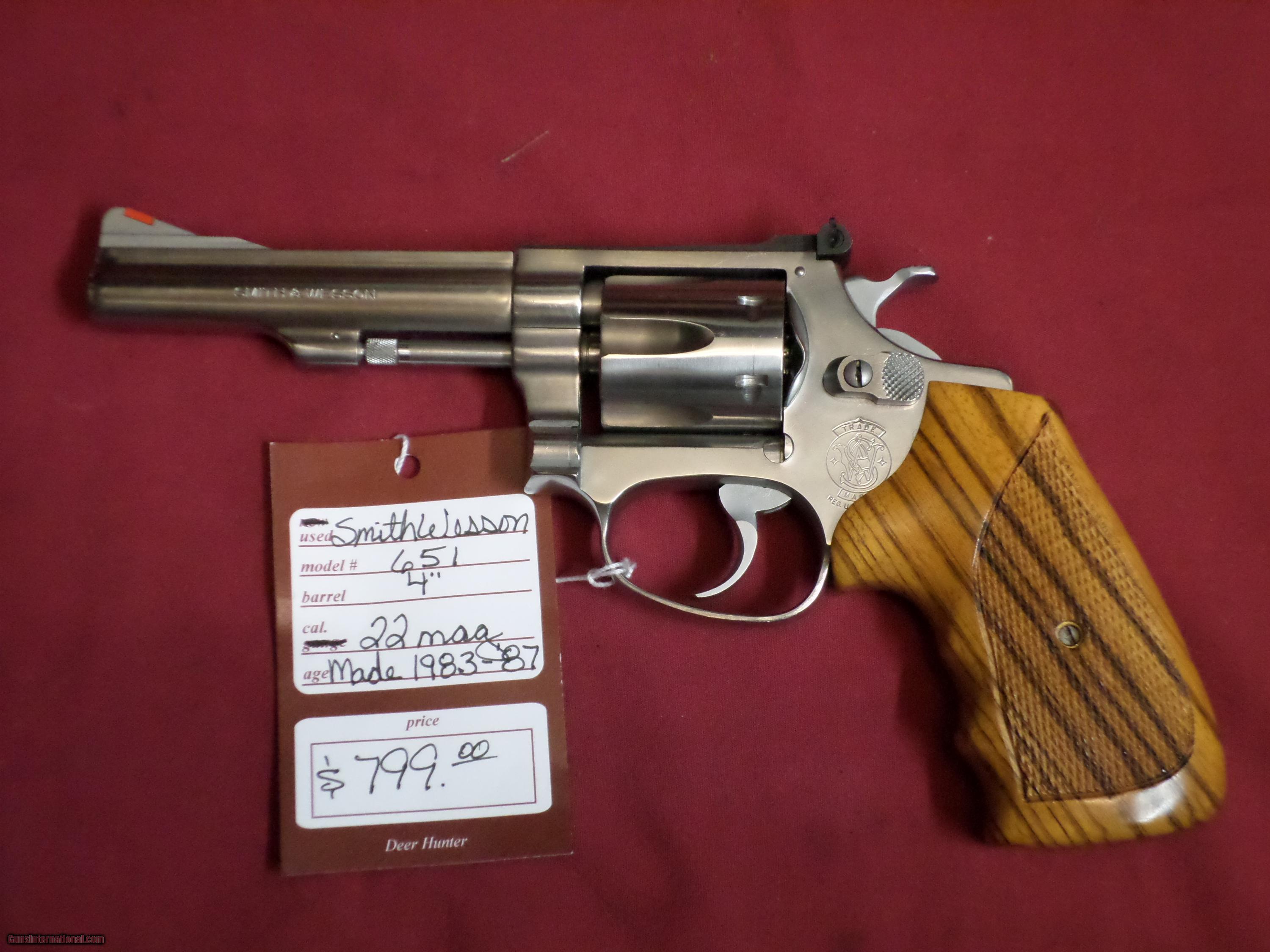 Smith & Wesson 651 .22 Mag SOLD