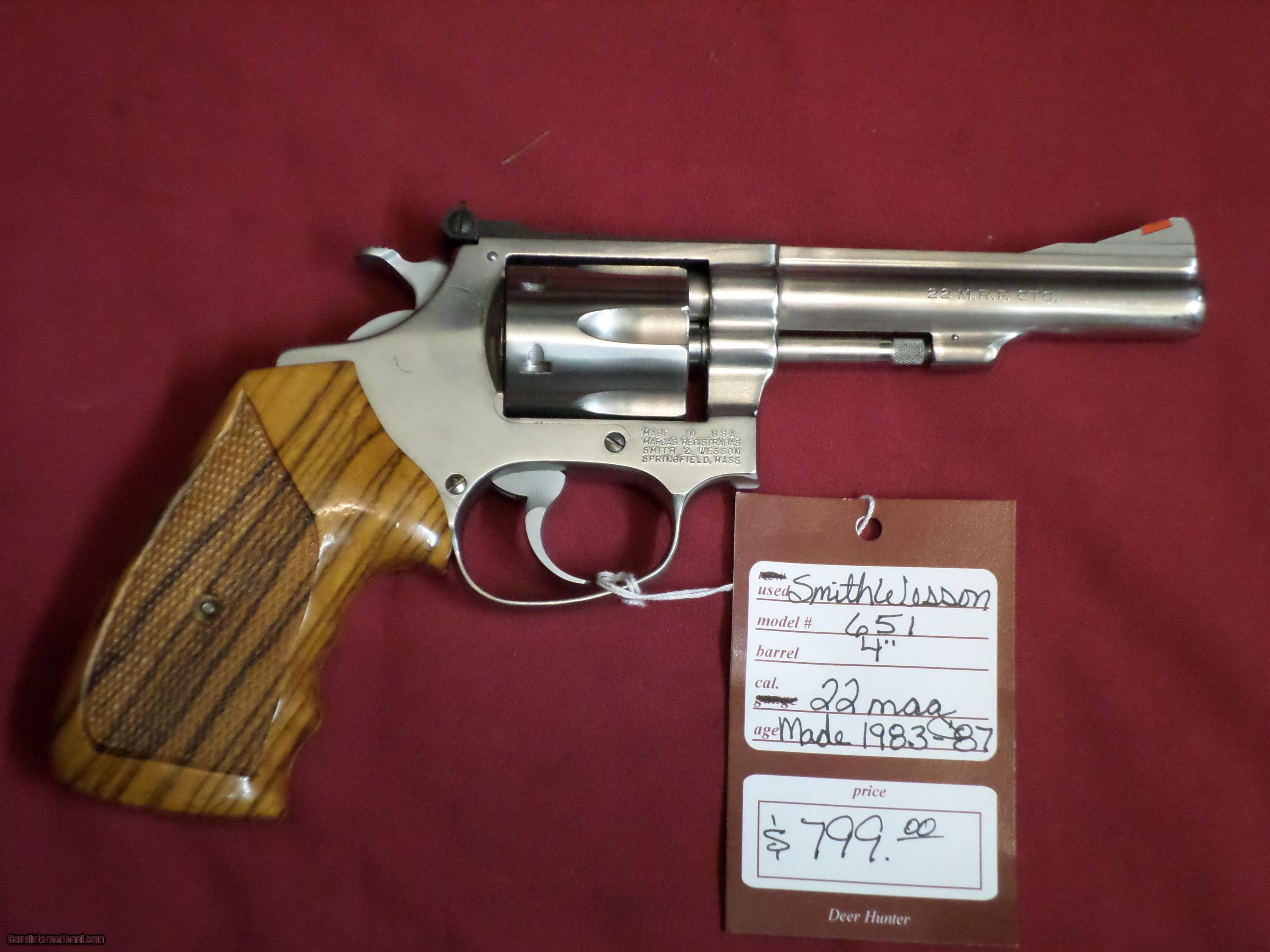 Smith & Wesson 651 .22 Mag SOLD