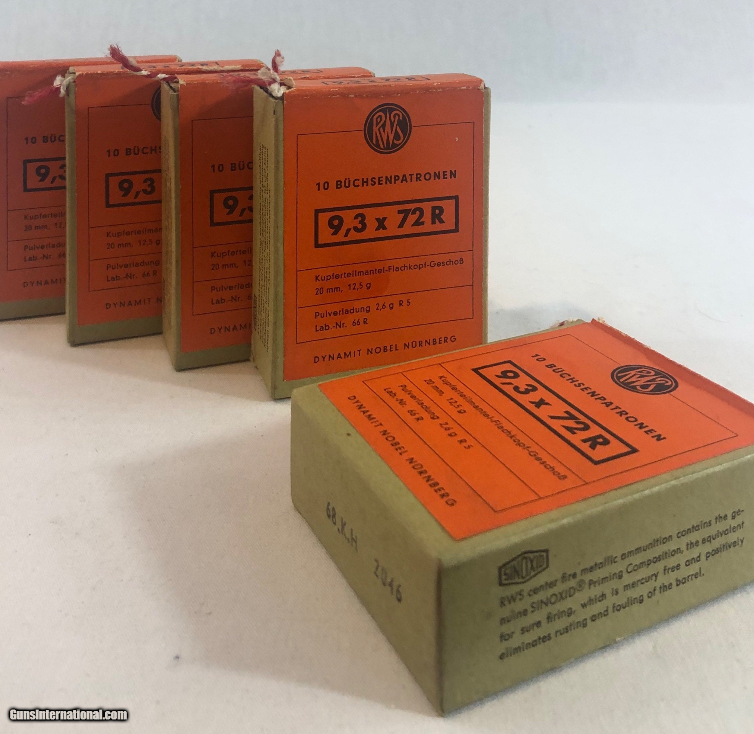 RWS, 9.3x72 R, 193 Grain