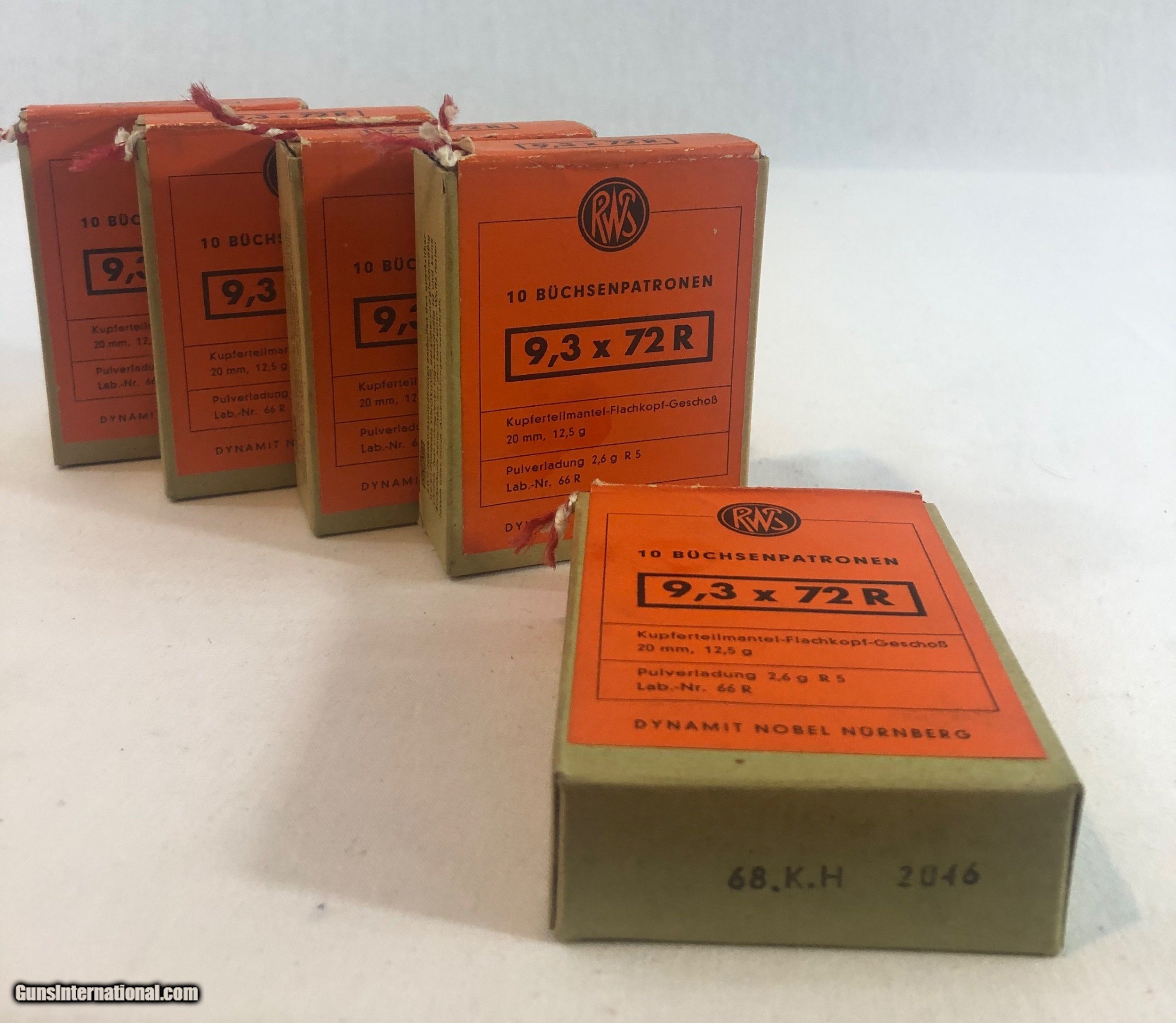 RWS, 9.3x72 R, 193 Grain