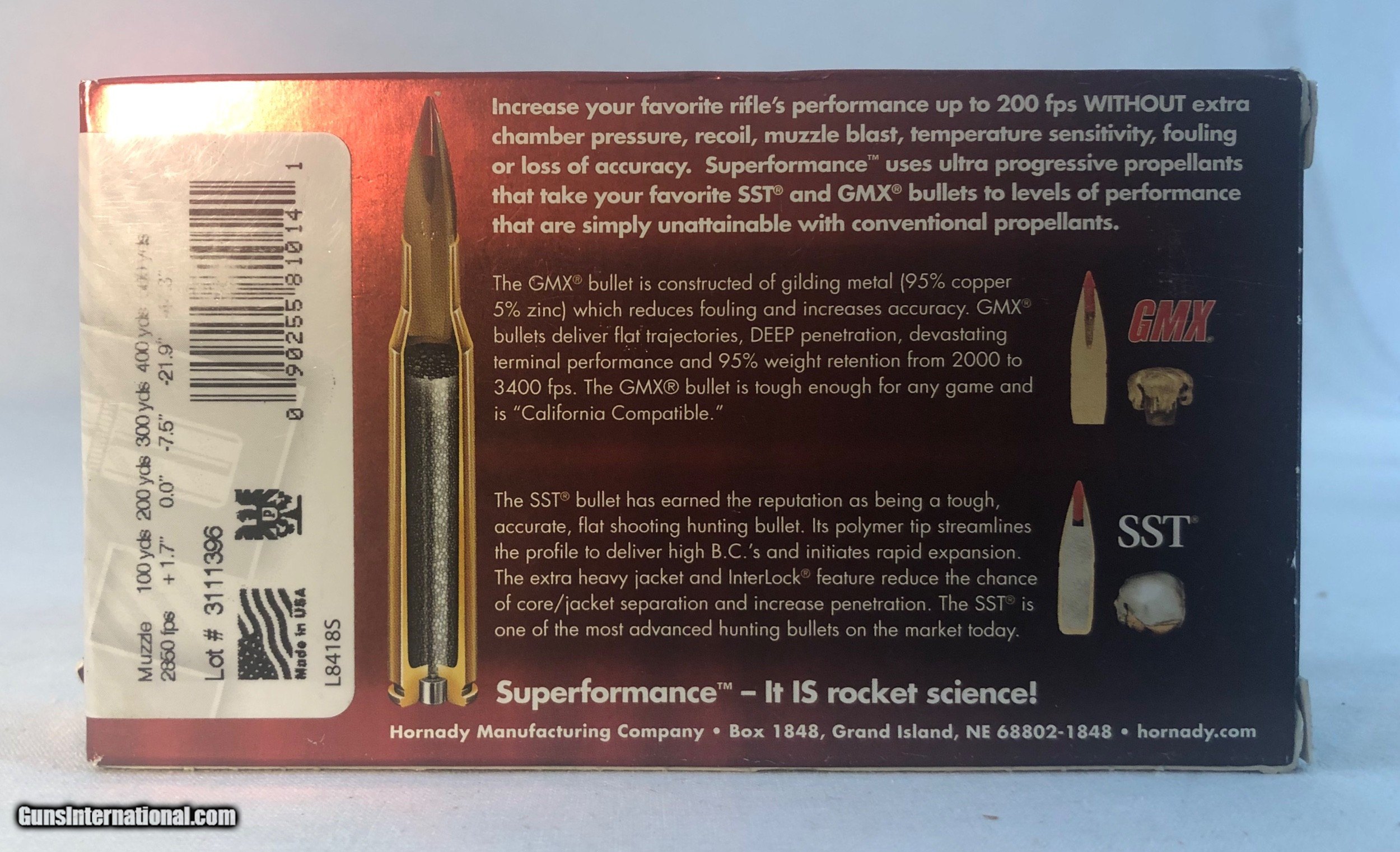 Hornady High Performance 30TC