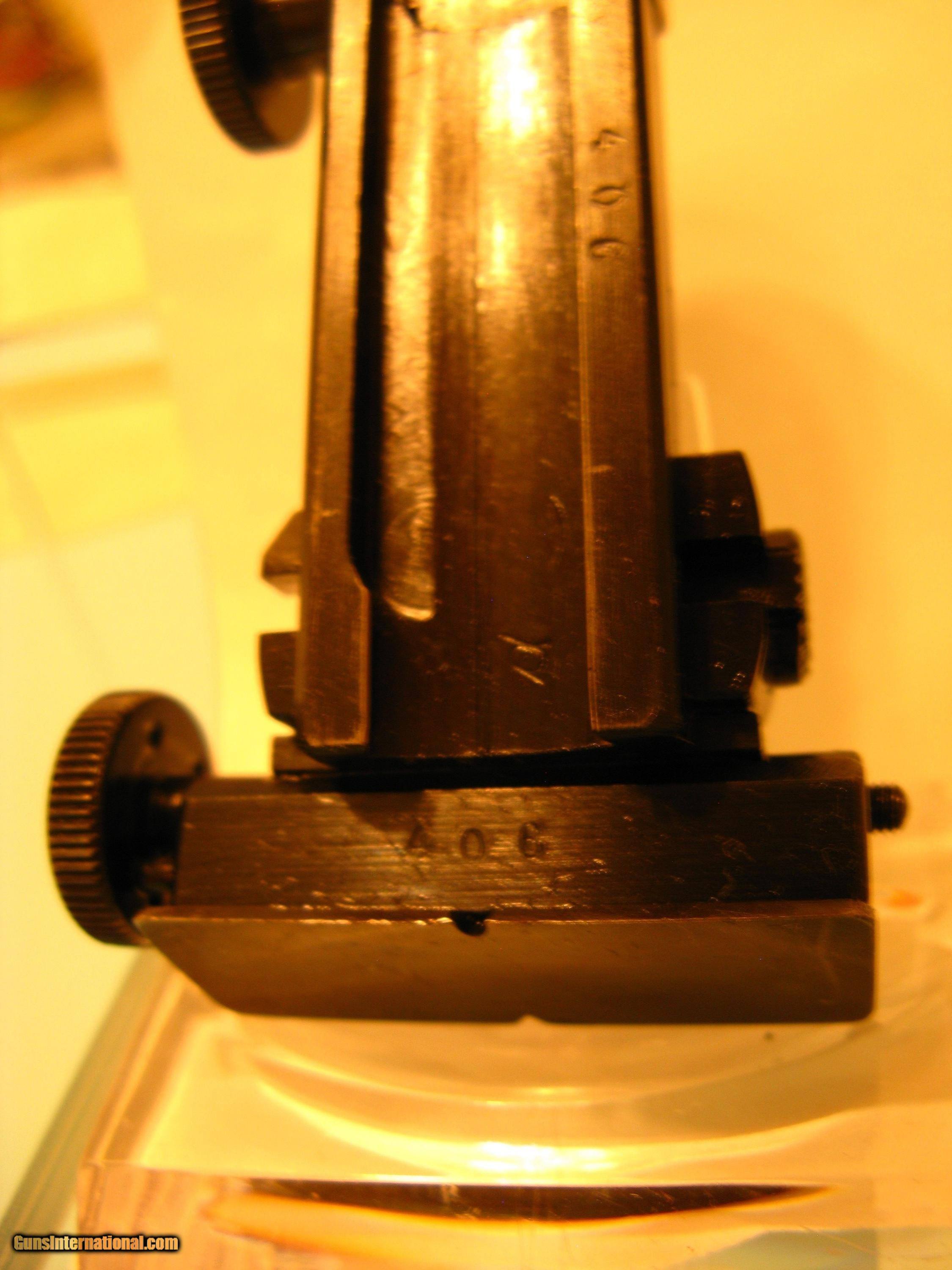 MAUSER .22 TARGET REAR SIGHT, for ES350B, VG working order, Pre-war ...
