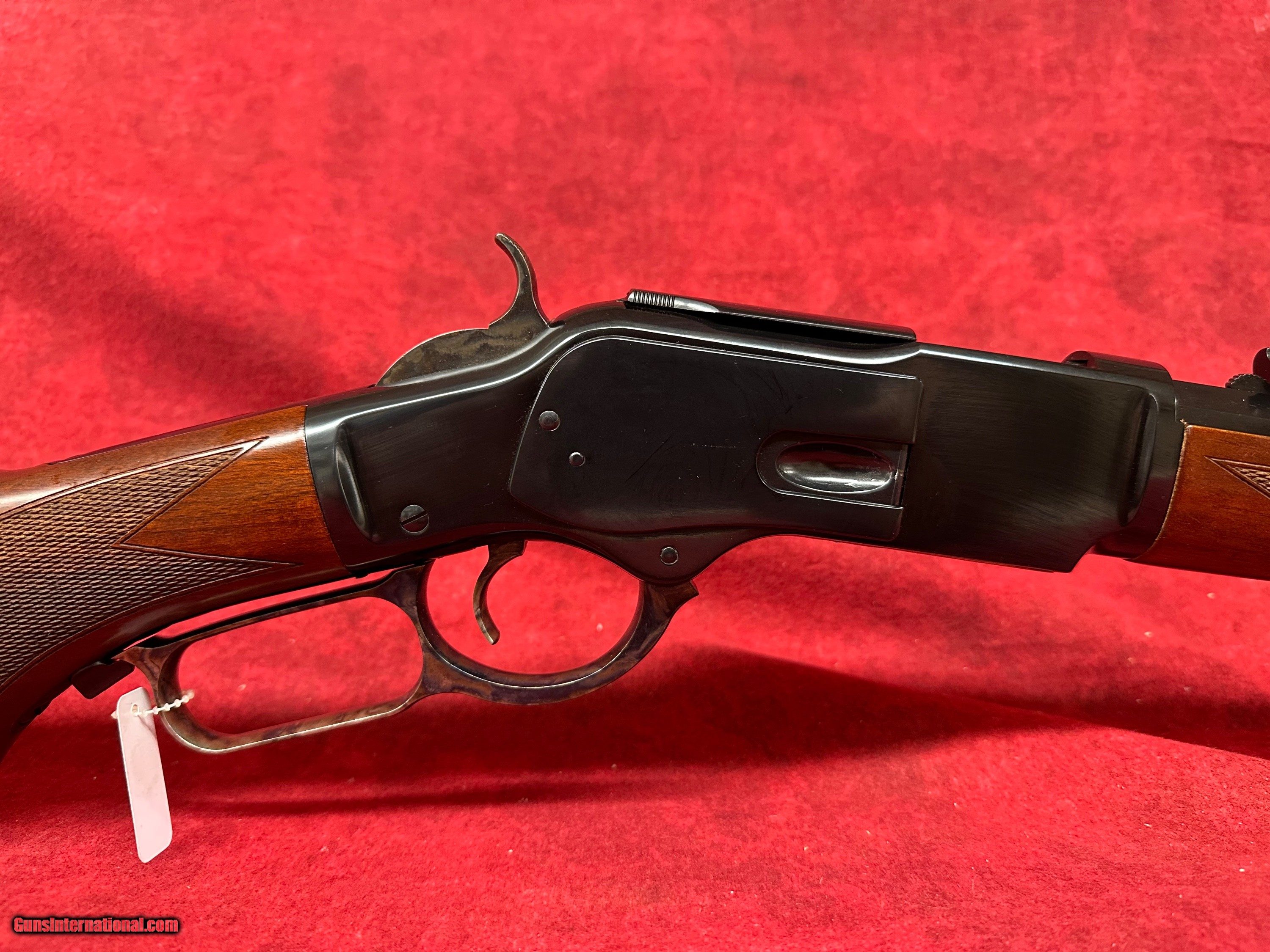 Uberti 1873 Hunter Short Rifle 45LC 20" Half Round/Half Octagon with ...