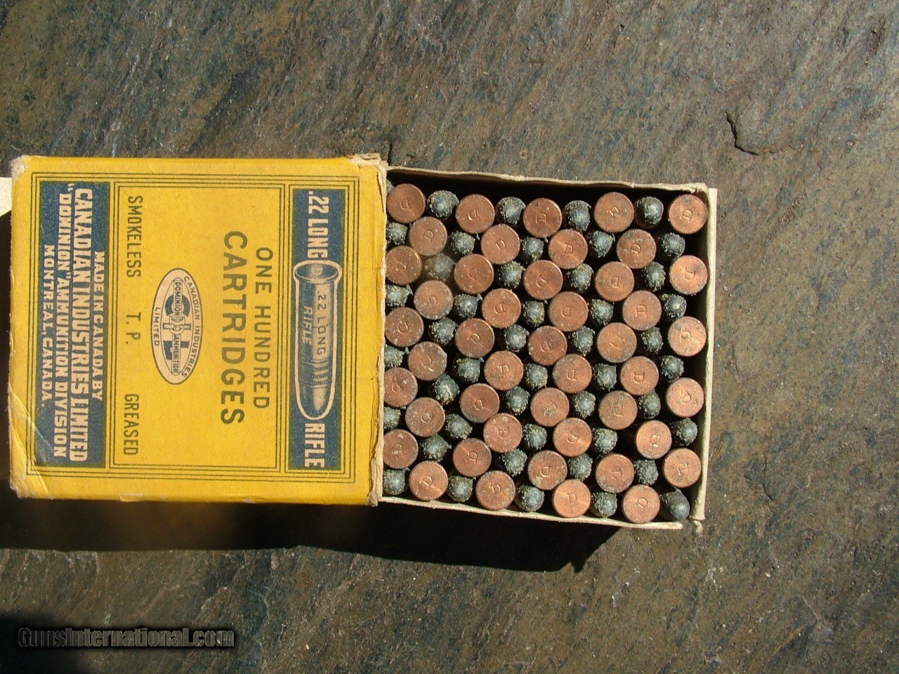 CANADIAN DOMINION AMMUNITION .22 LONG RIFLE BOX 100