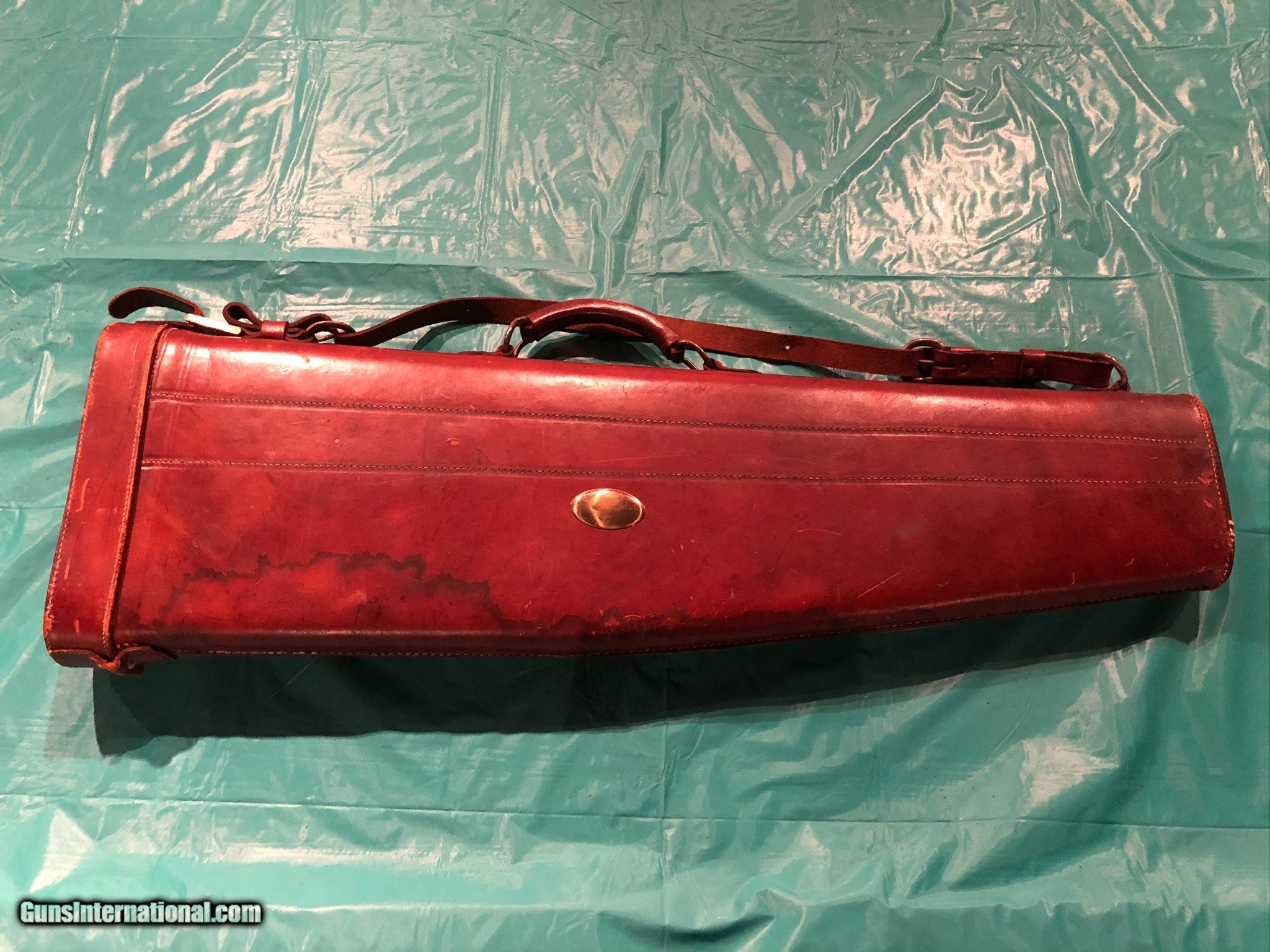 Vintage Redhead Leather Shot Gun Case