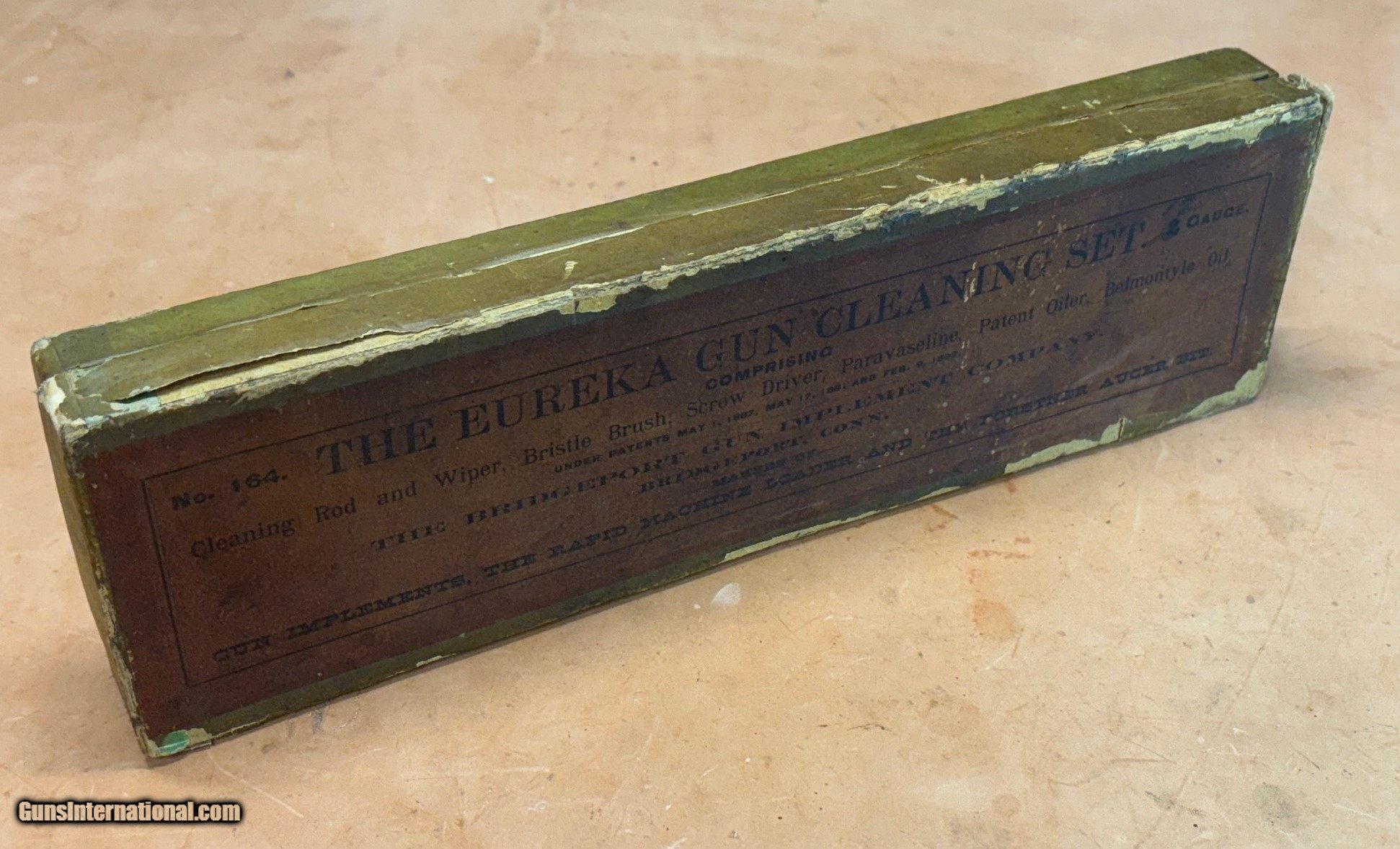 Vintage Eureka Gun Cleaning Set - Box Only - by BGI for sale