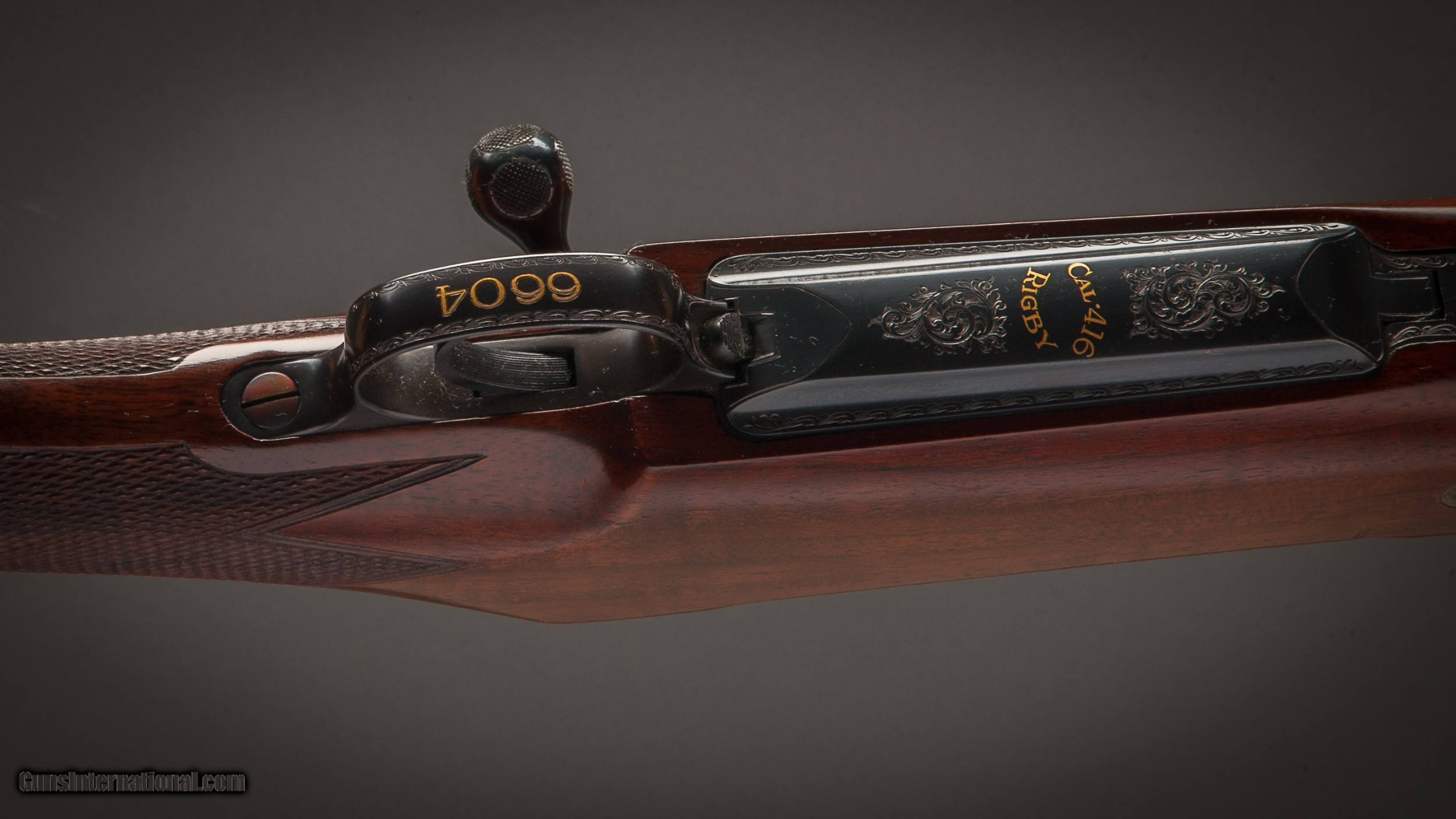 John Rigby Best Quality Model Bolt-Action Magazine Rifle Chambered in ...