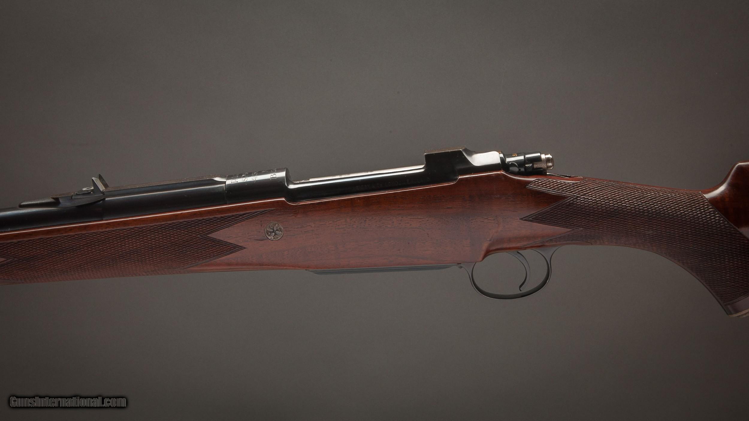 John Rigby Best Quality Model Bolt-Action Magazine Rifle Chambered in ...