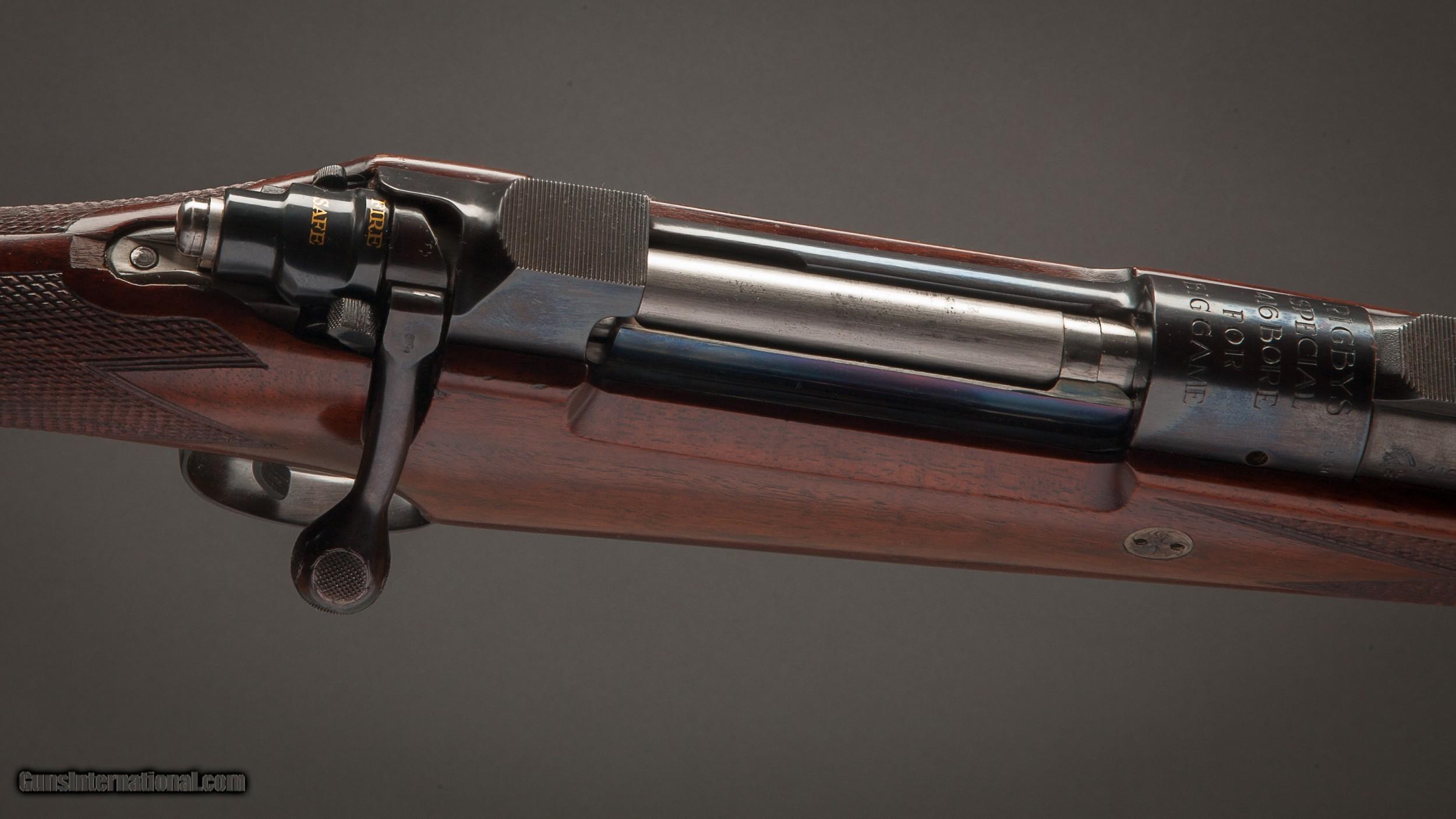 John Rigby Best Quality Model Bolt-Action Magazine Rifle Chambered in ...