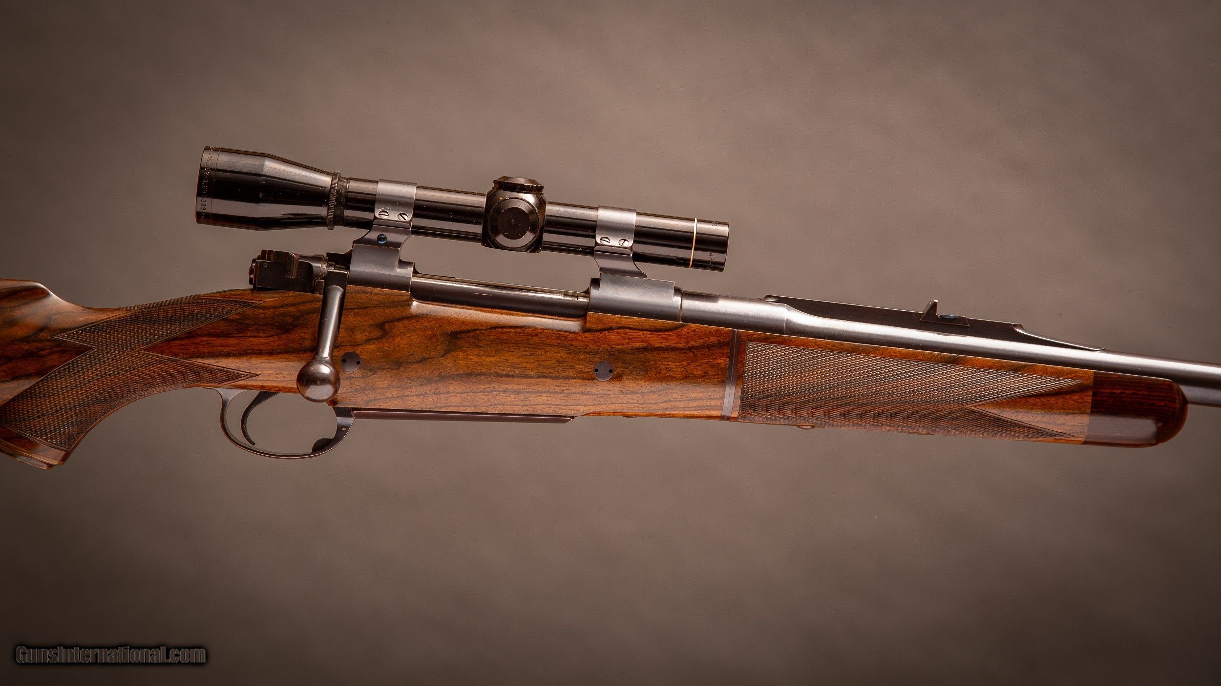 Jerry Fisher custom take-down bolt action magazine rifle chambered in ...