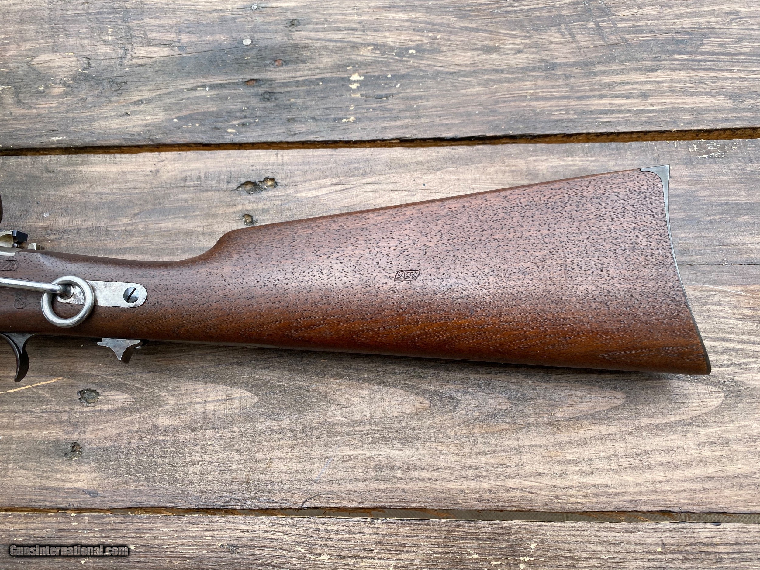 Rare High Condition 1859 Sharps Carbine-Case Colors! Patchbox!