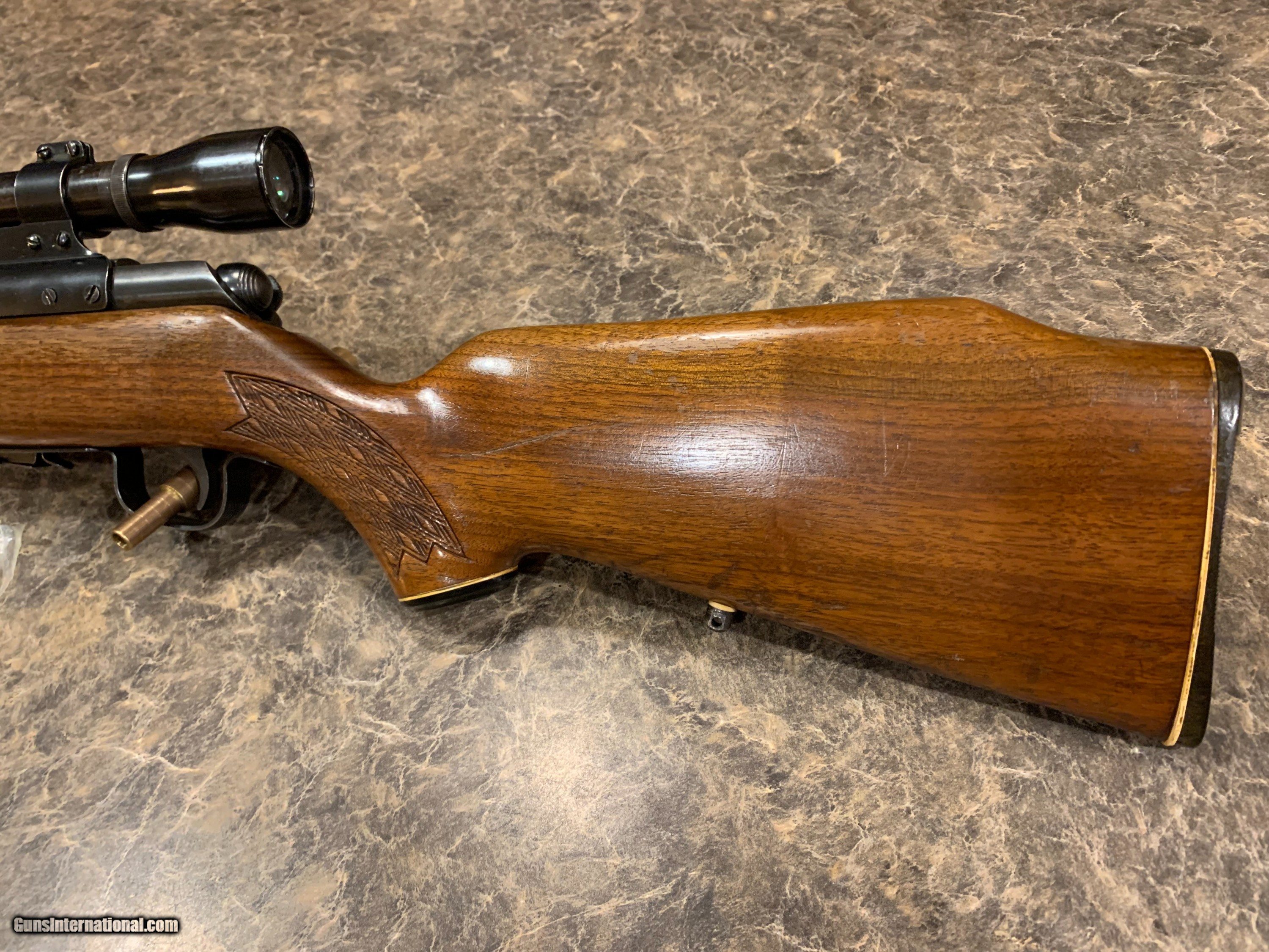 Savage Model 340 Series E 22 Hornet with Weaver K3 3x scope