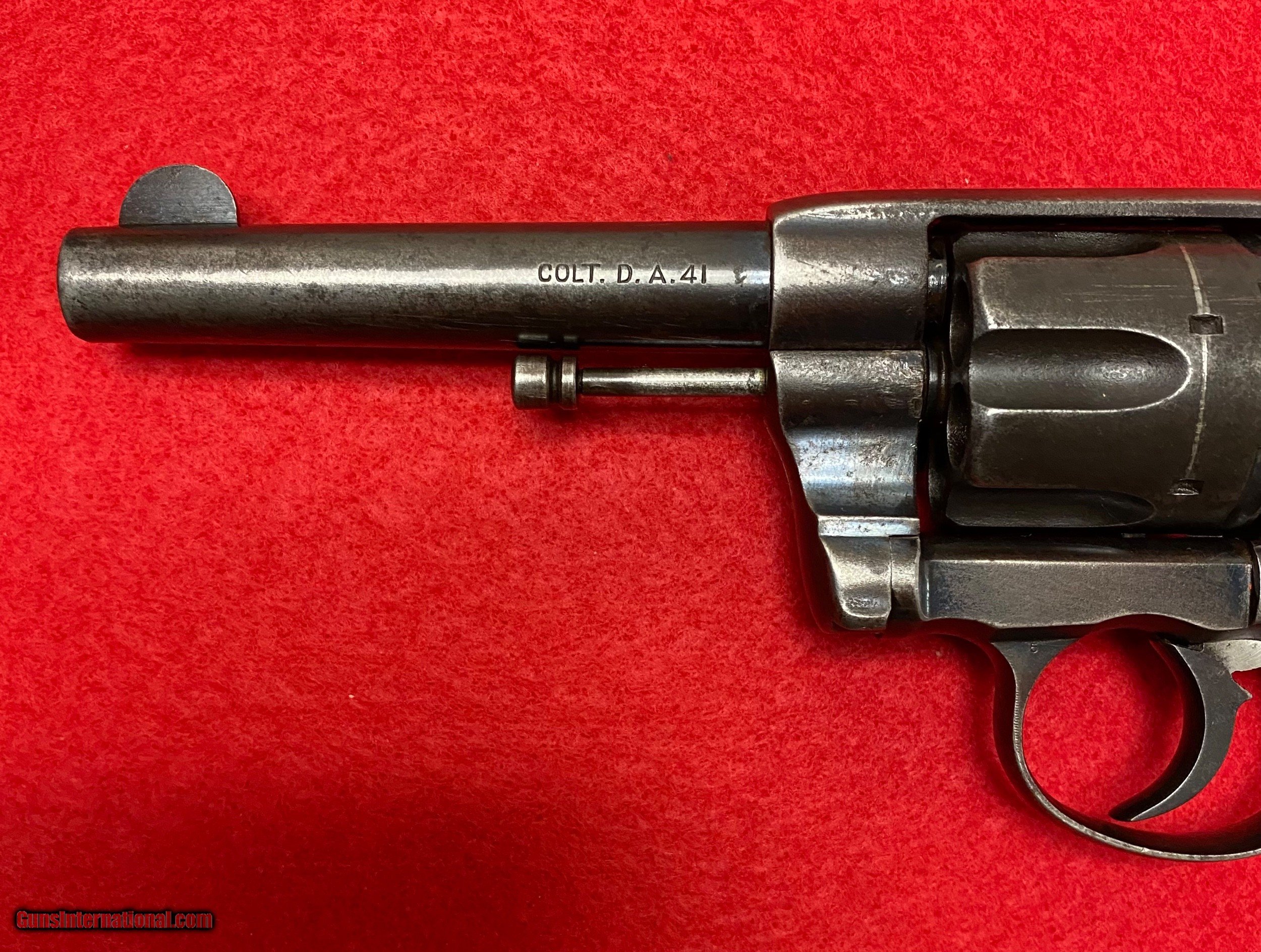 Vintage Colt New Army/Navy D.A. Revolver .41 Colt with 4 1/2” barrel Manufactured in 1904