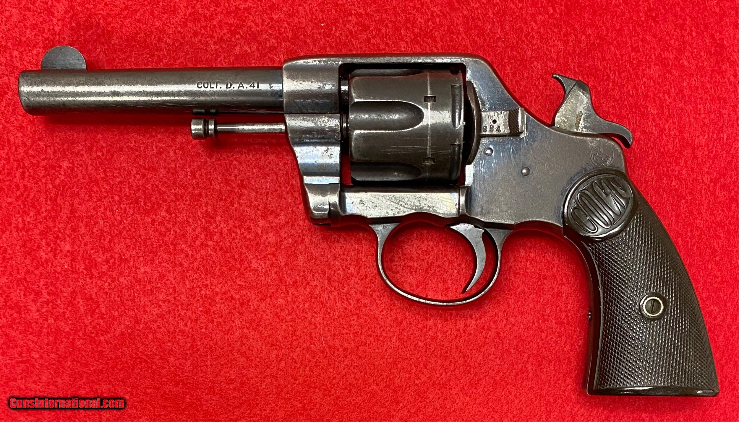 Vintage Colt New Army/Navy D.A. Revolver .41 Colt with 4 1/2” barrel ...
