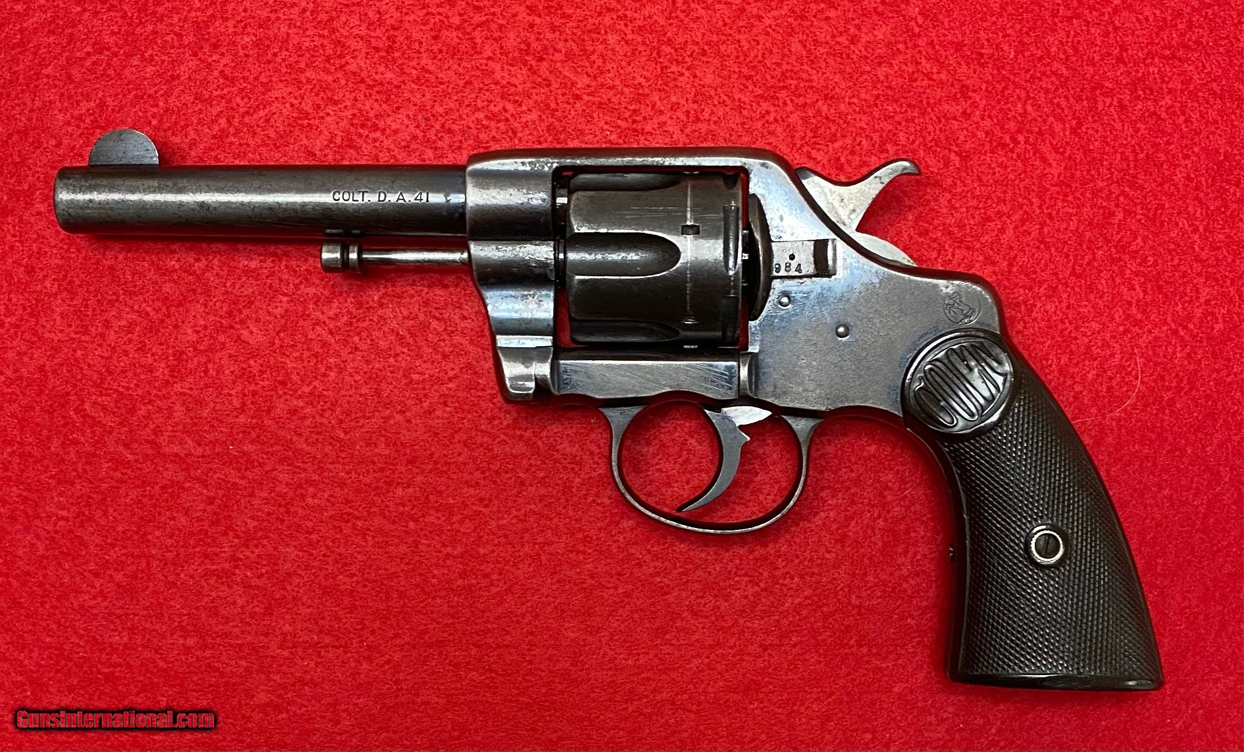 Vintage Colt New Army/Navy D.A. Revolver .41 Colt with 4 1/2” barrel ...