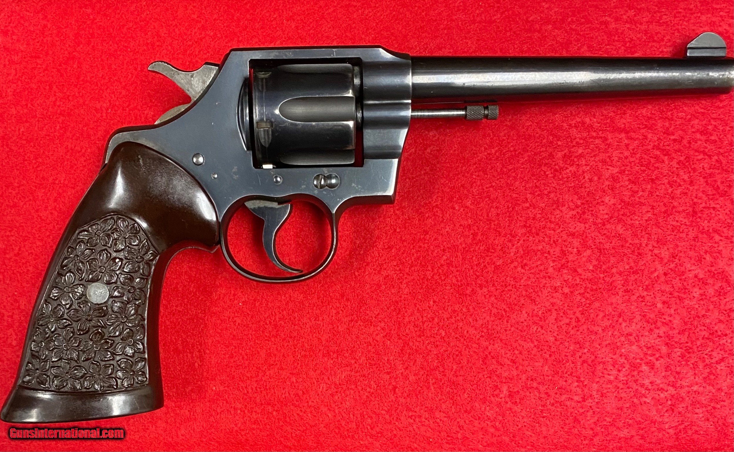Vintage Colt Official Police .38 Special Revolver with Six Inch Heavy ...