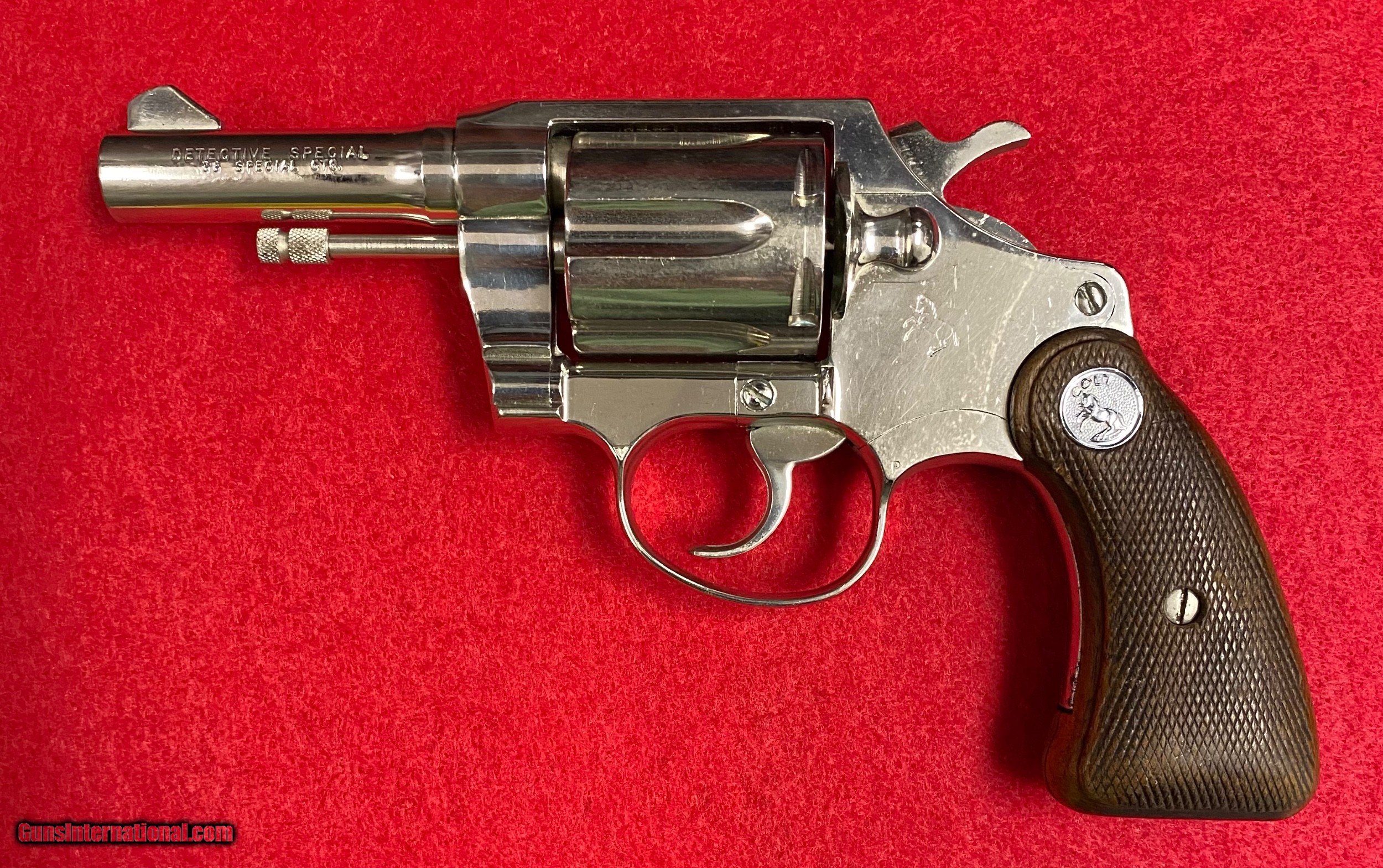 Vintage Nickel Colt Detective Special Second Issue .38 Special with 3 ...
