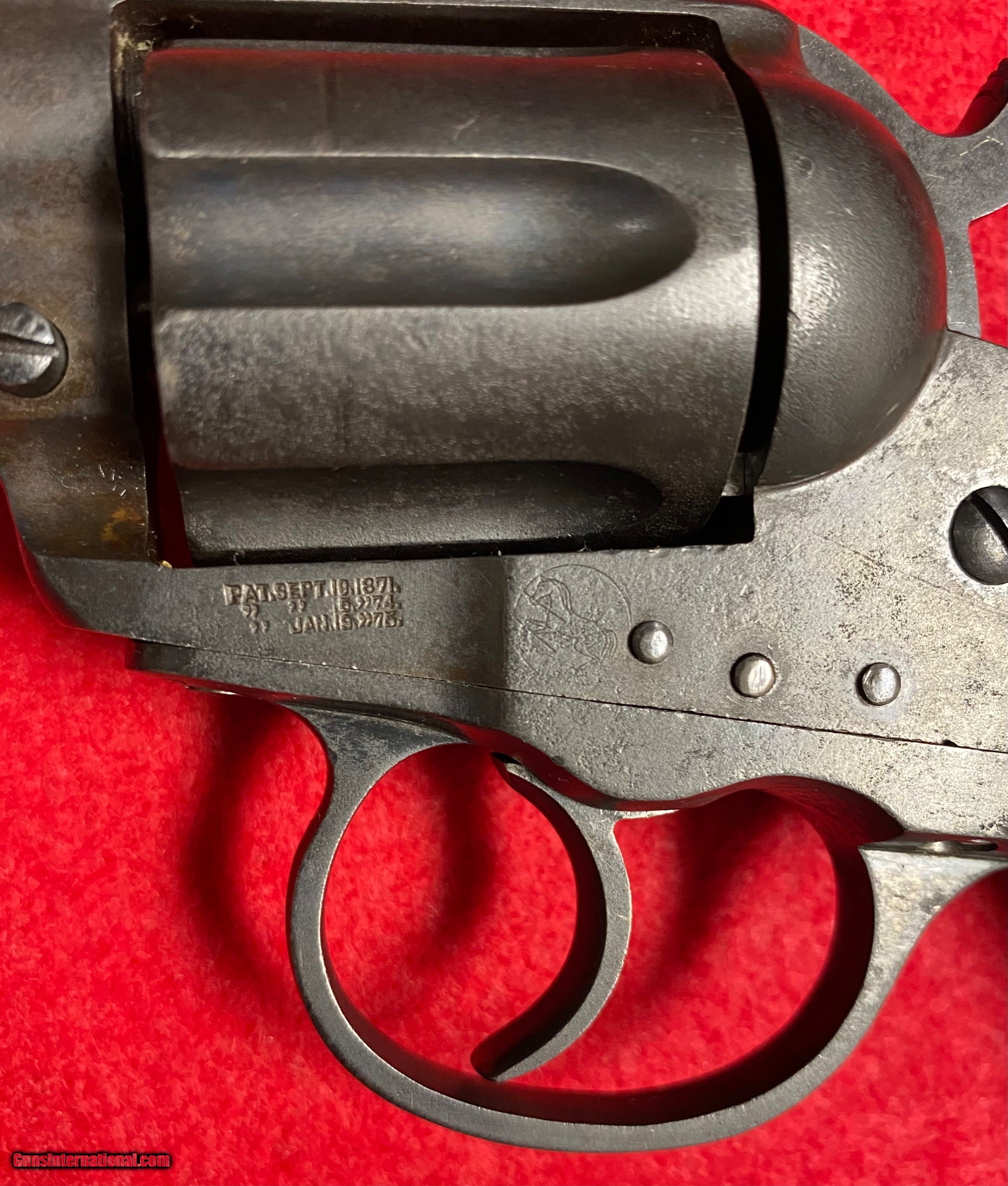 Vintage Colt Model 1877 Lightning D.A. . 38 Revolver All Matching ...