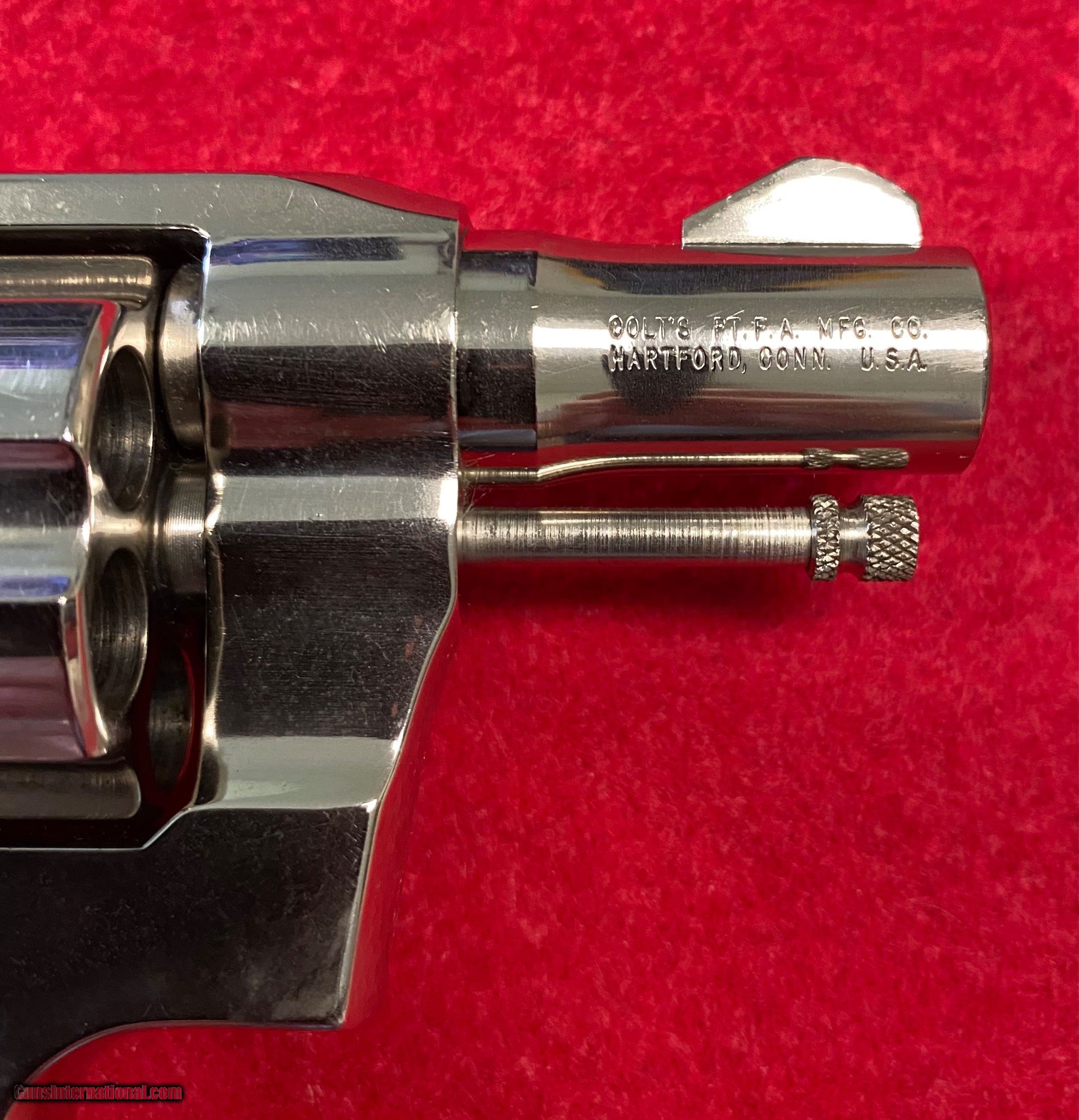 Vintage Colt Detective Special Second Issue .38 Special Snub Nose ...