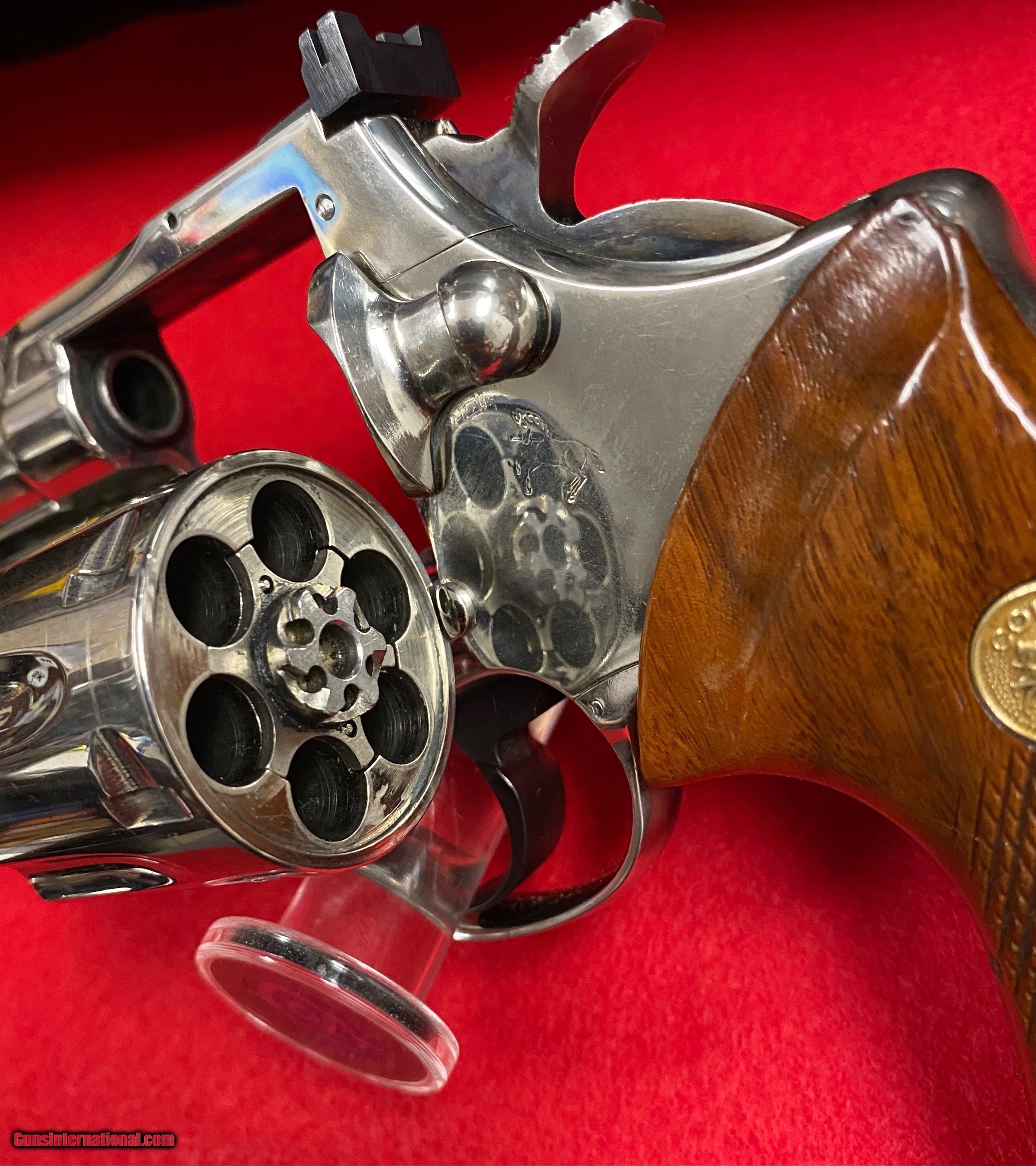 Vintage Colt Trooper Mk III .357 Magnum Nickel Revolver with 6” Barrel ...