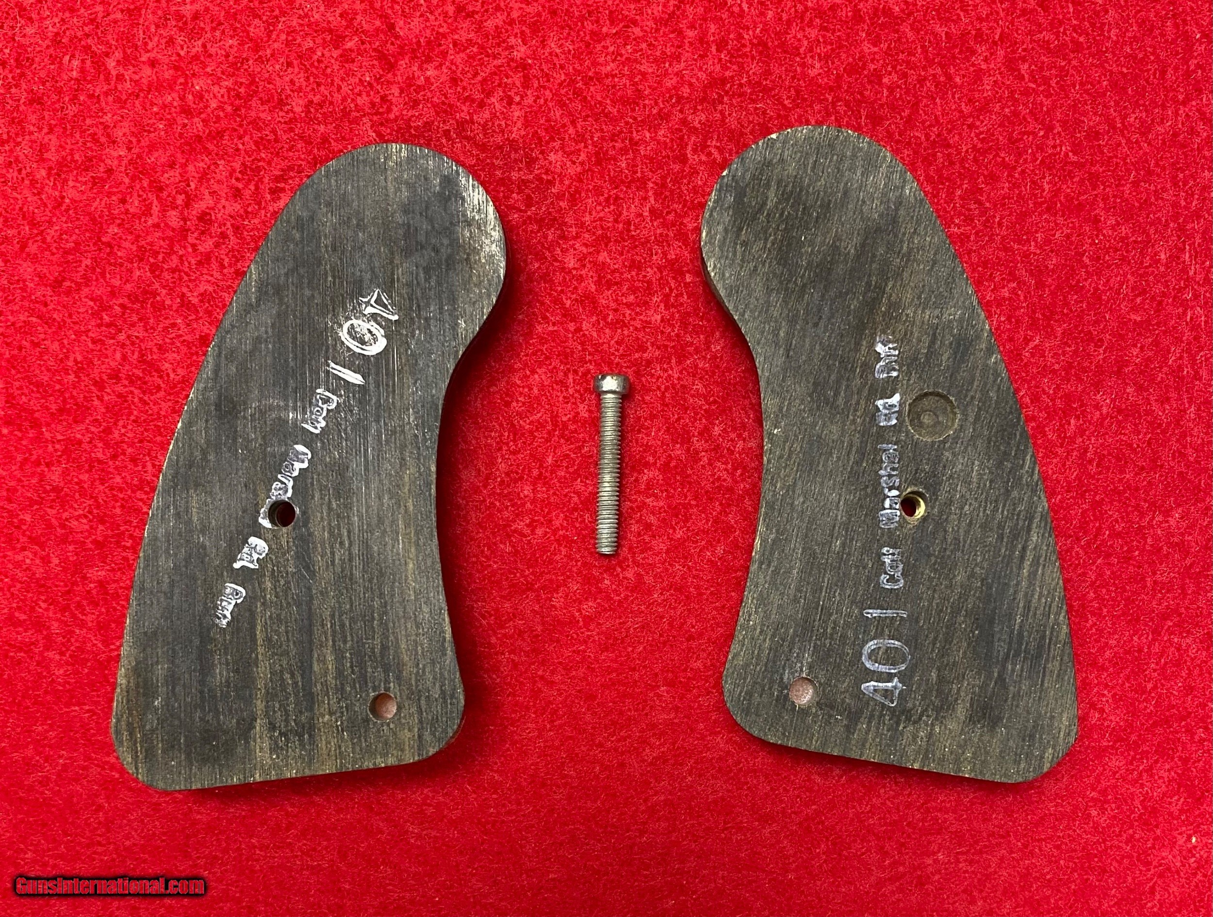 Vintage Colt Marshal Pearl Like Grips from Jay Scott for 1950’s Revolver